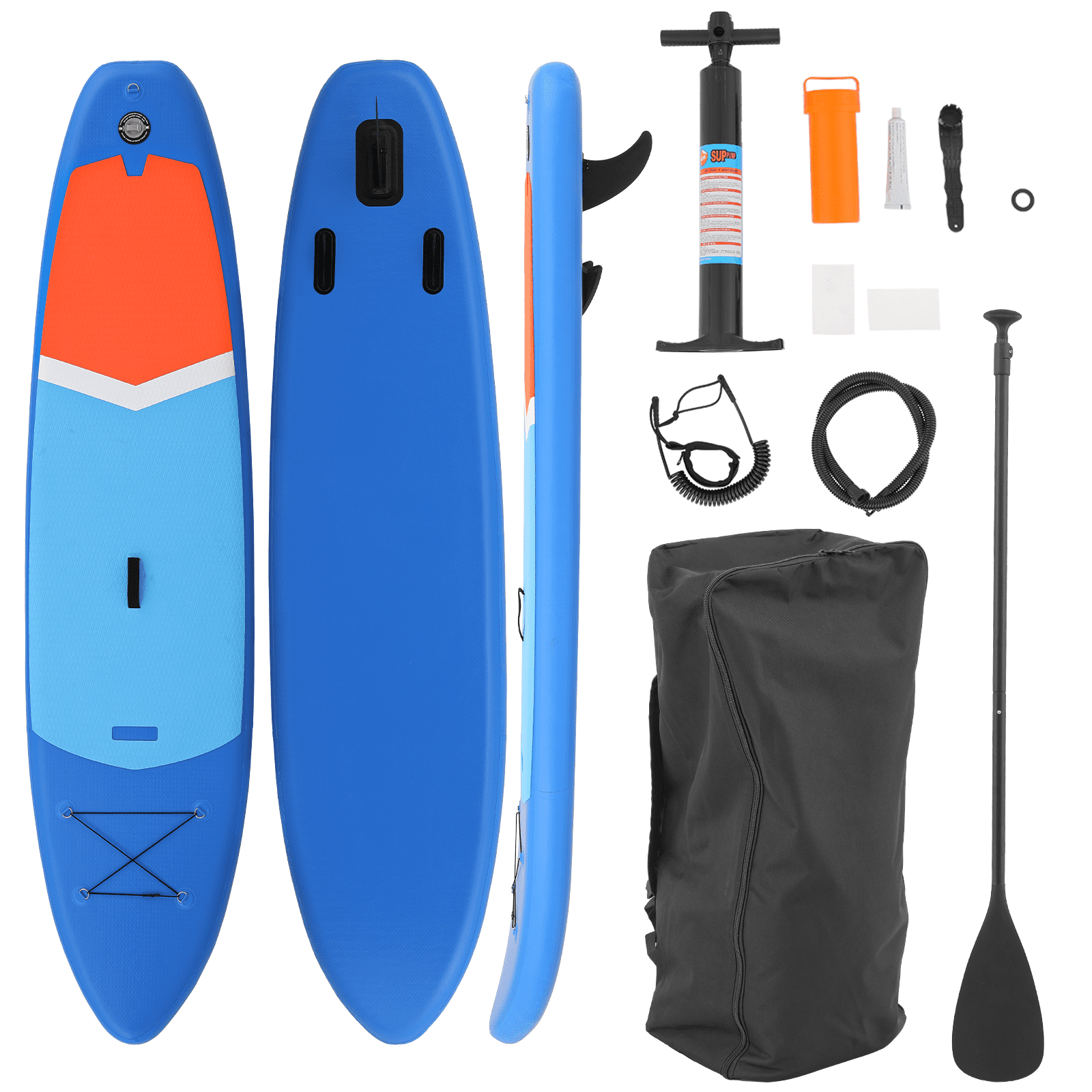 MADOG 11' Inflatable Stand Up Paddle Board with Aluminum Paddle, 6.5 ...