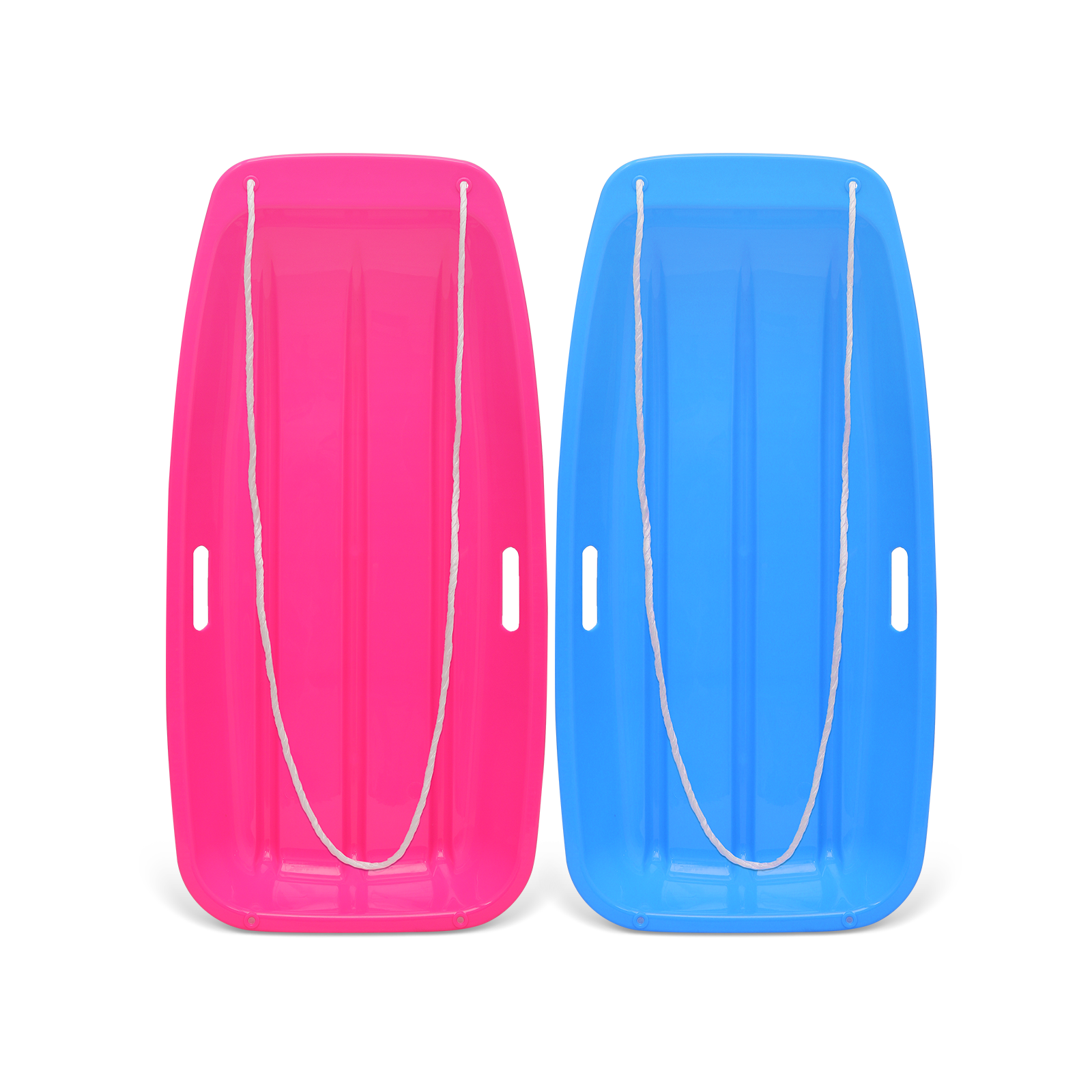 ESP 48" Day Glow Sno-Twin Toboggan -Two-Rider Sled -Tough Polyresin ...