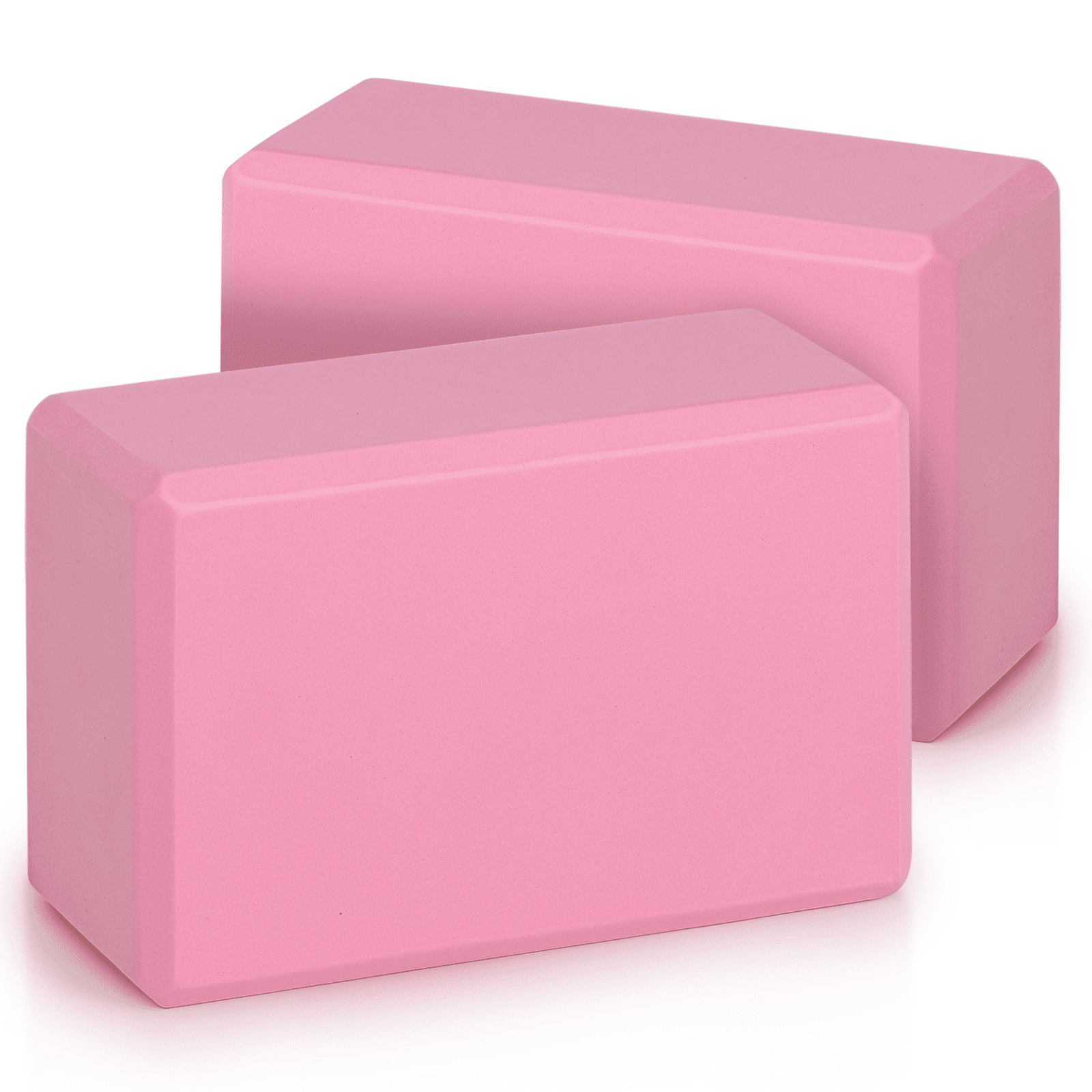 MADOG 2 Pack Yoga Block 9"x6"x4", Non-Slip High-Density EVA Foam Yoga ...