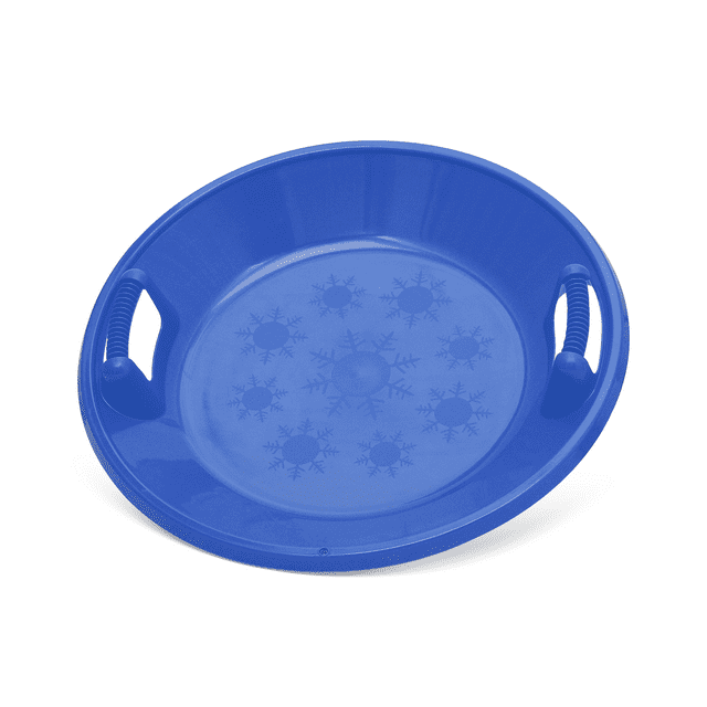 MADOG 25" Round Snow Saucer Sled, Plastic Winter Snow Sled Downhill ...