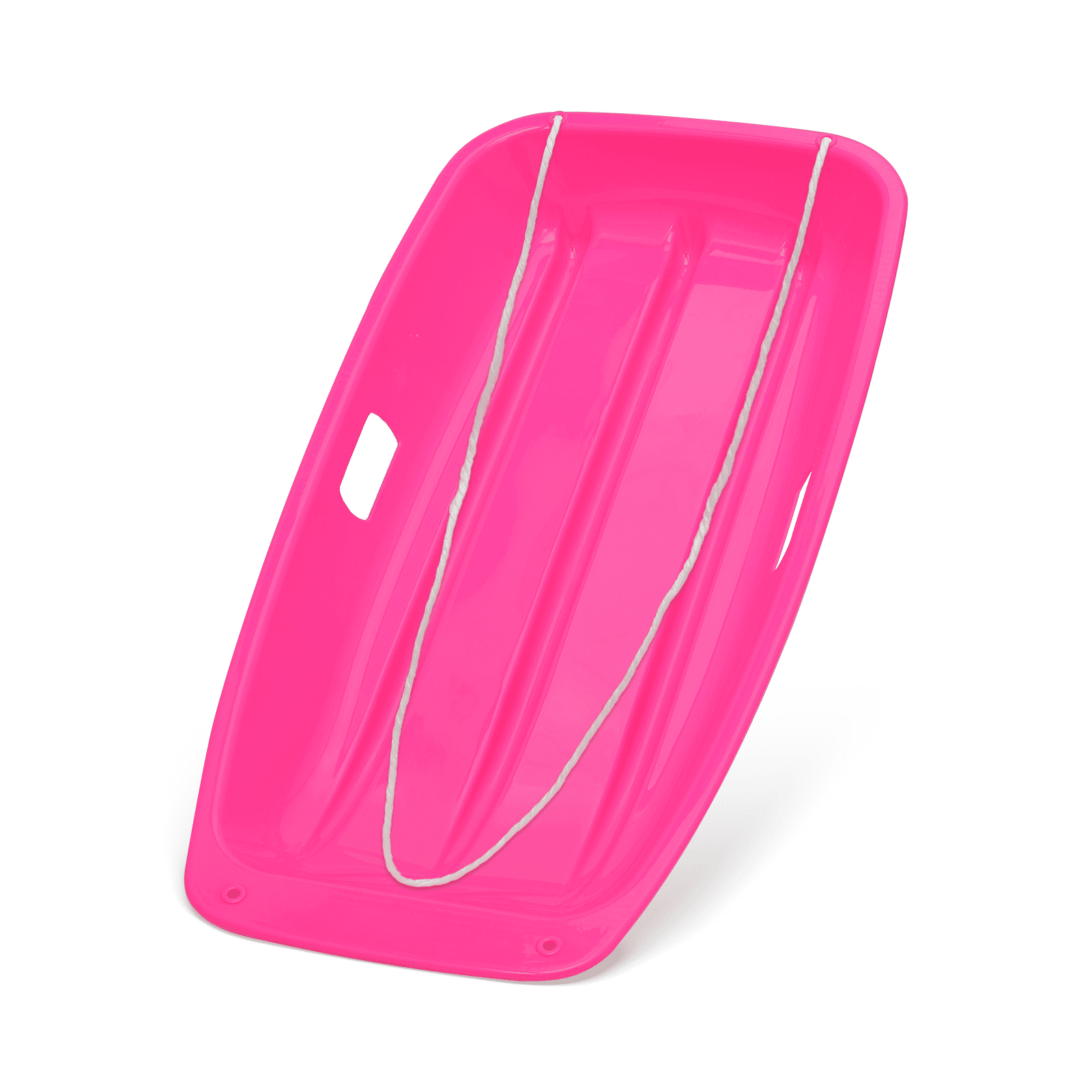 MADOG 35" Plastic Snow Sled for Kids and Adult, Outdoor Winter Toboggan ...