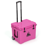 MADOG 42 Quart Towable Ice Chest with Cup Holder and Wheels, Holds Up ...