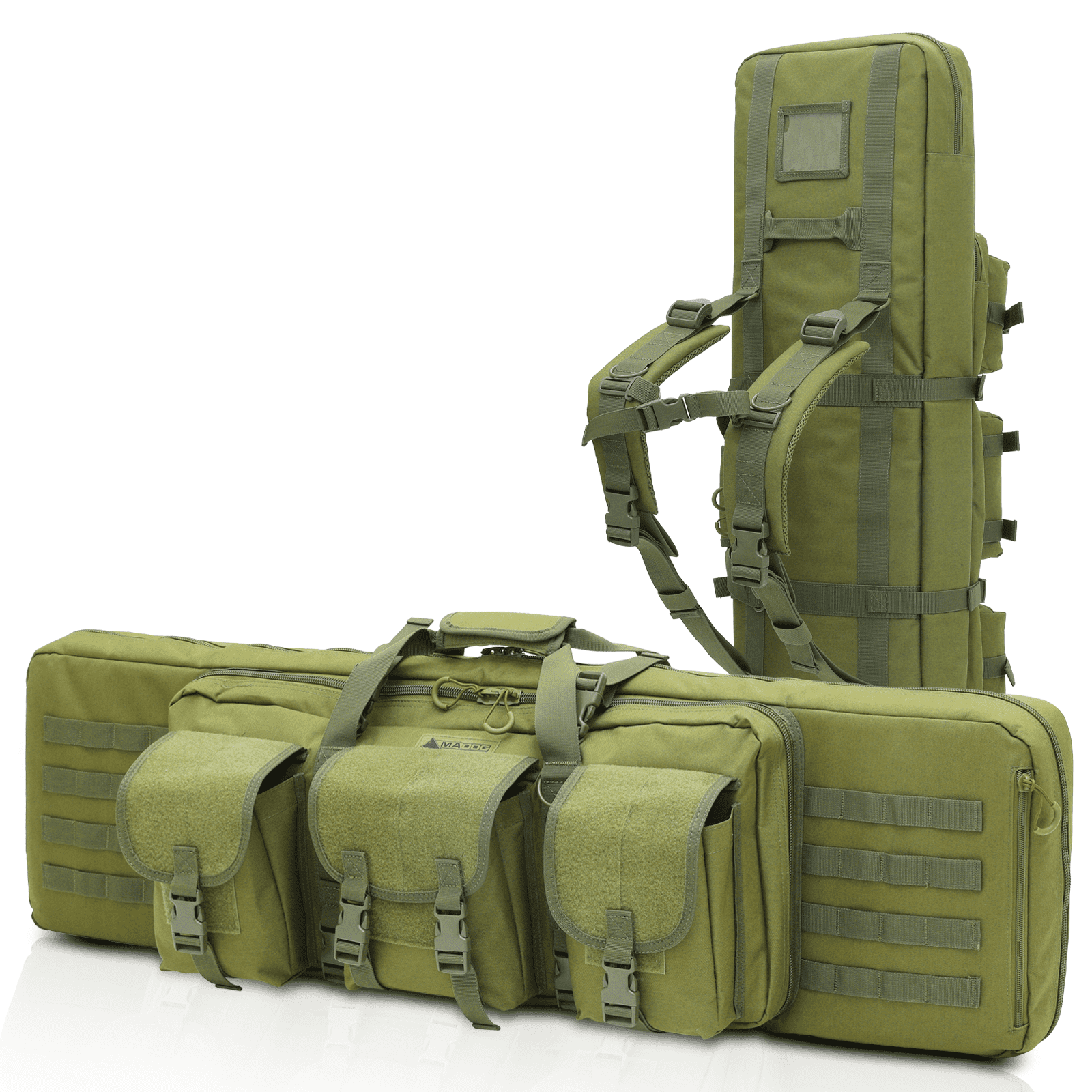 MADOG 42" Soft Carrying Backpack Padded Storage Bag with Lockable ...