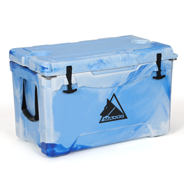 MADOG 42 Quart Towable Ice Chest with Cup Holder and Wheels, Holds Up ...