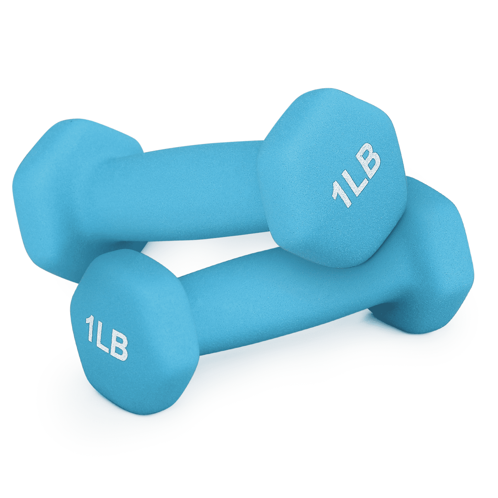 MADOG Non-Slip Grip Neoprene Coated Dumbbell, Blue, 2.03 lb - Walmart.com