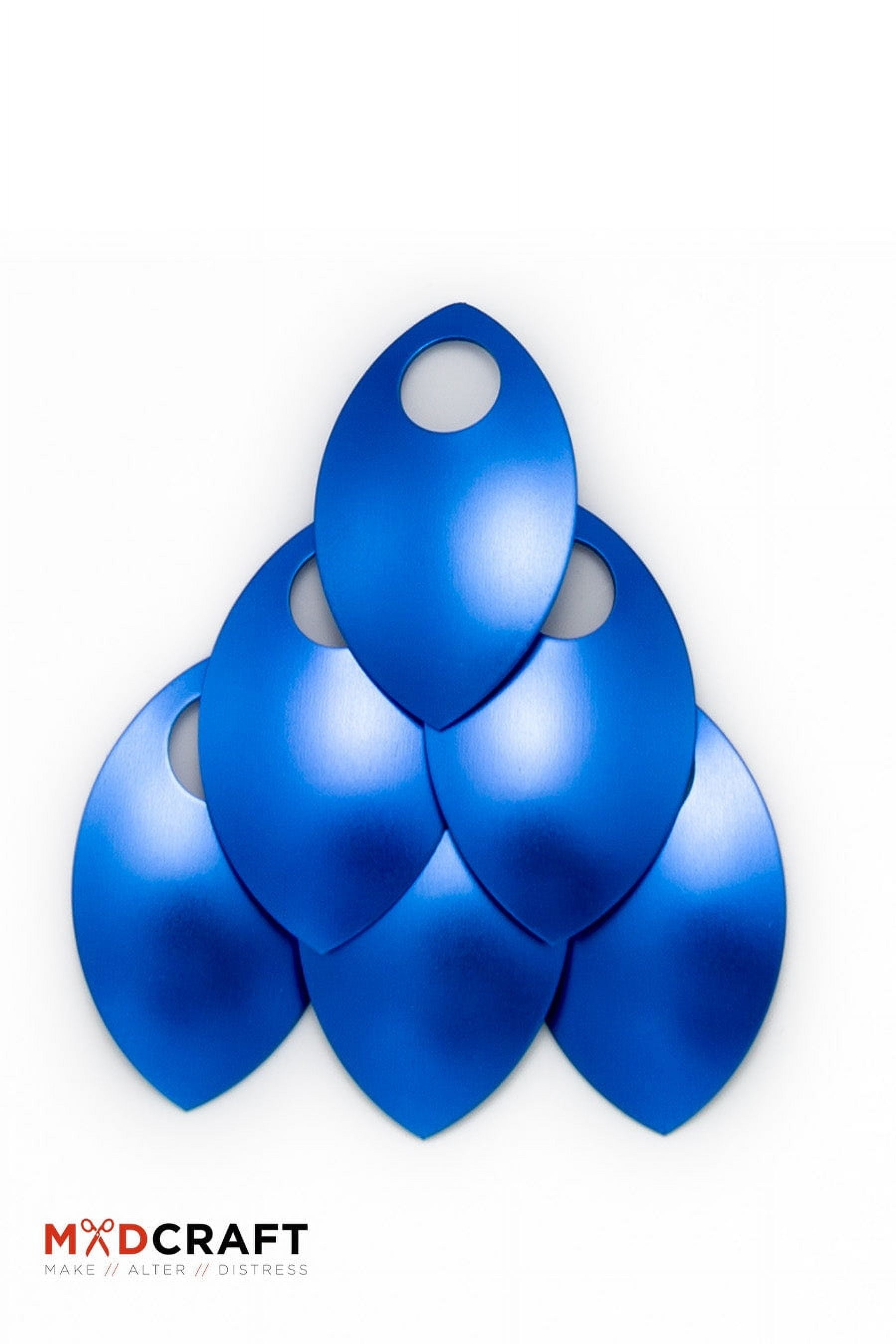 MADcraft - Aluminium Scales Blue (size: L ) - Walmart.com