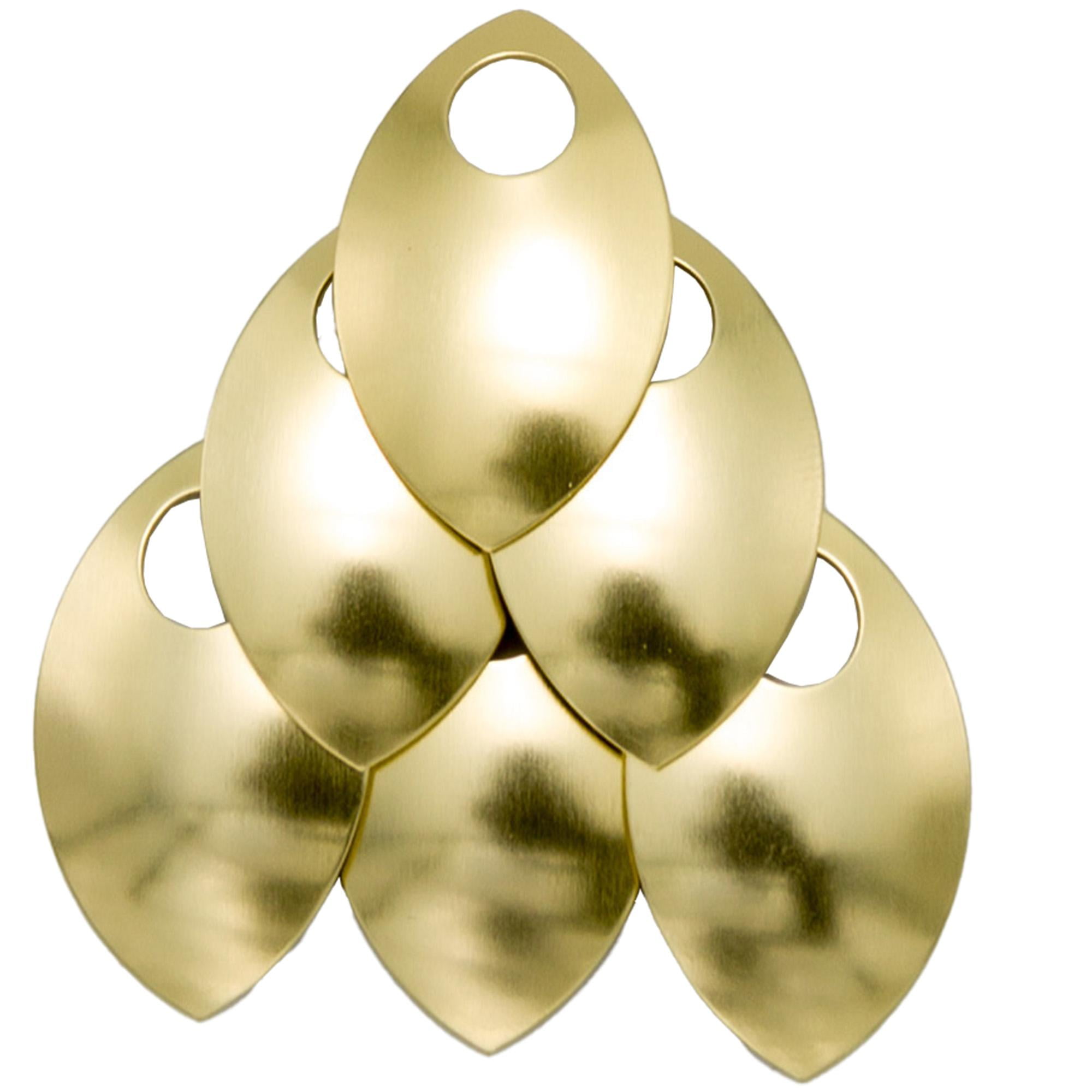 MADcraft - Aluminium Scales Shiny Gold (size: L ) - Walmart.com