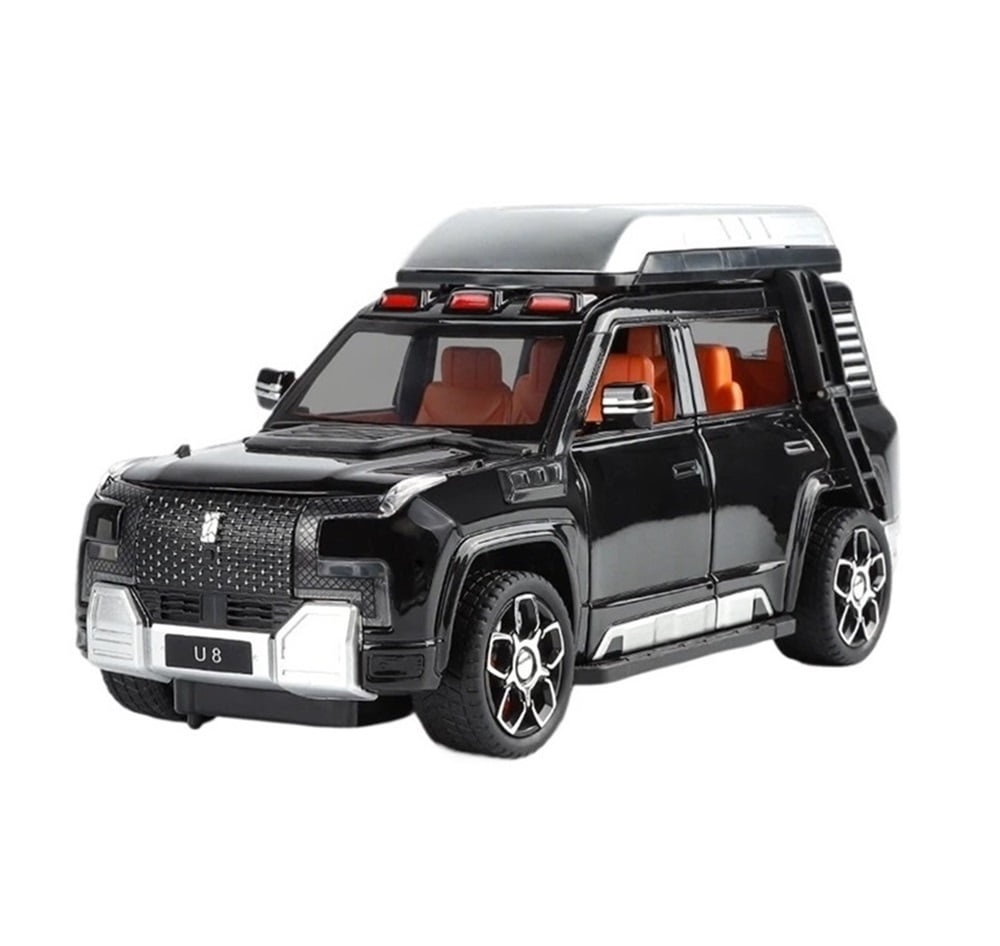 MAE 1:24 LOOK UP AT U8 SUV Alloy Car Diecast Model Sound Light Children ...