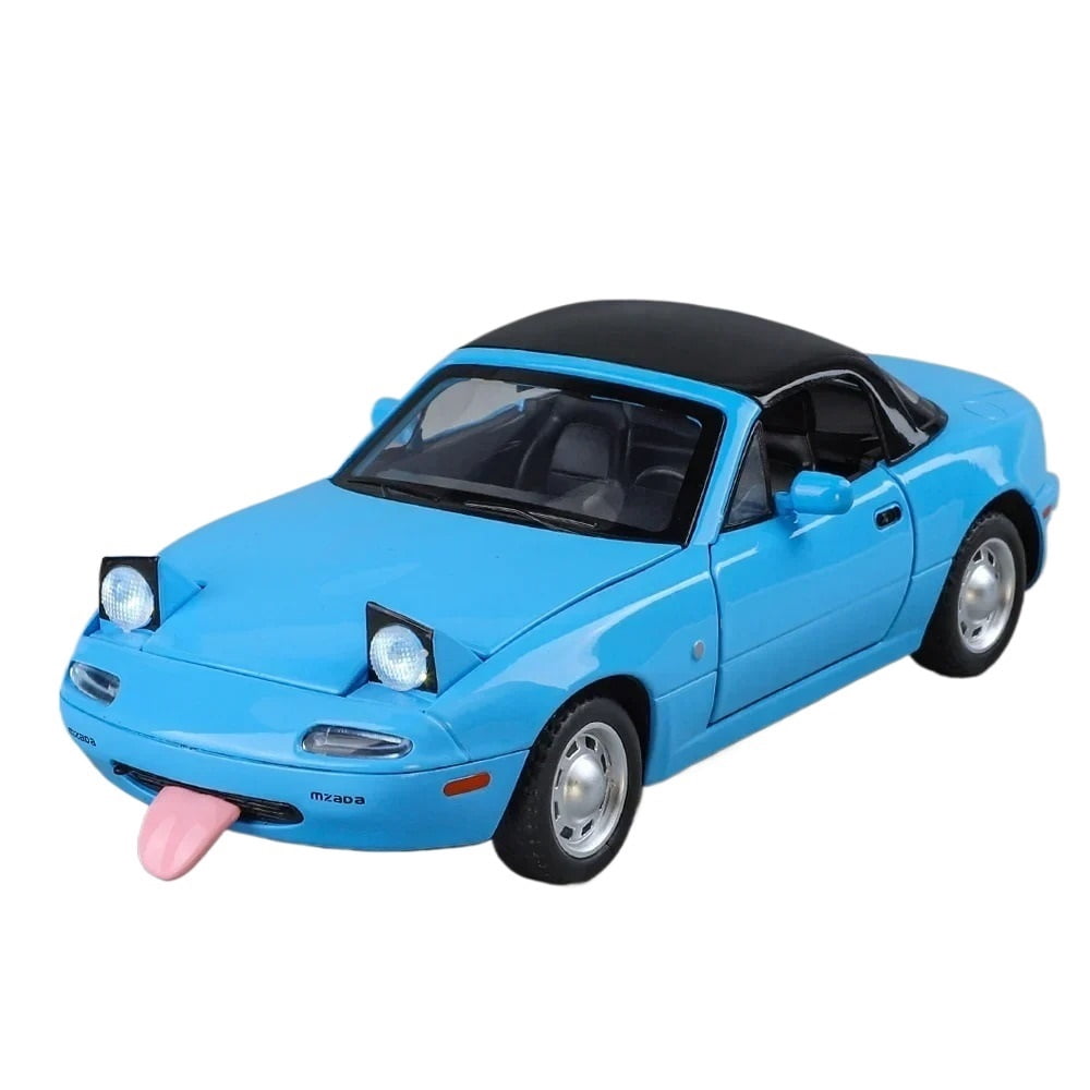 MAE 1:24 Mazda MX-5 Alloy Scale Car Model Diecast Metal Miniature Car ...