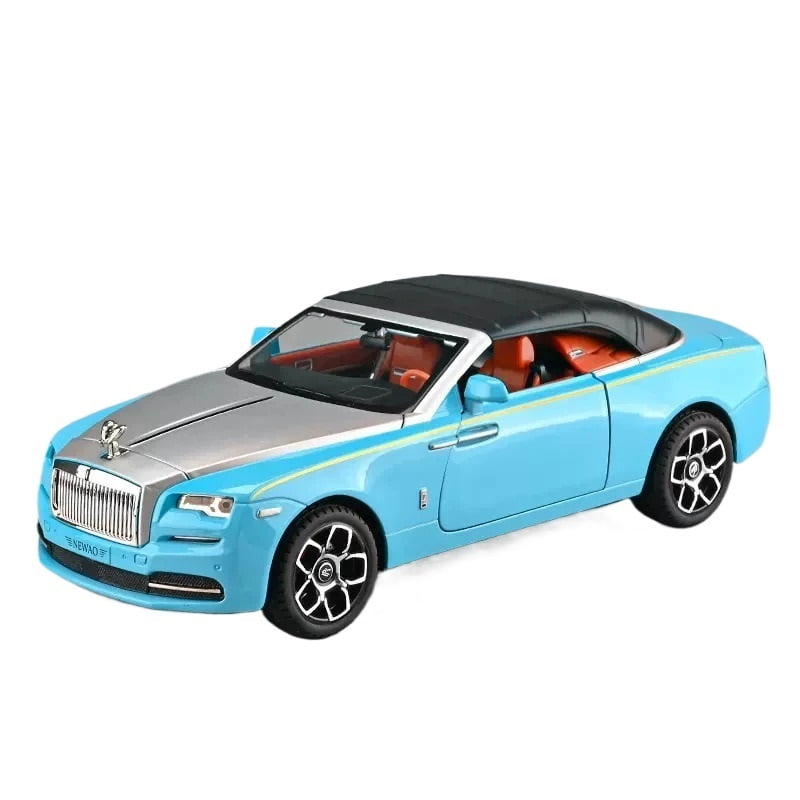 MAE 1:24 Rolls Royce Dawn Car Model Simulation Alloy Convertible Sports ...