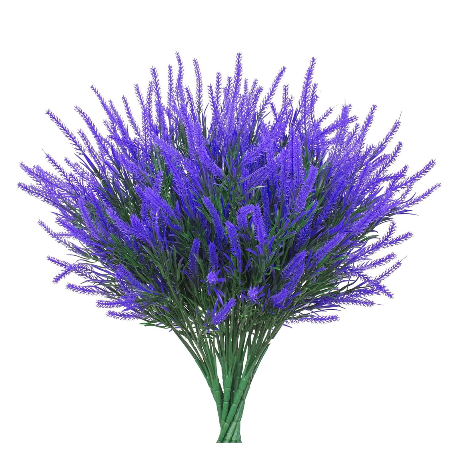MAE Artificial Lavender Fake Flowers Outdoor UV Resistant Plants ...