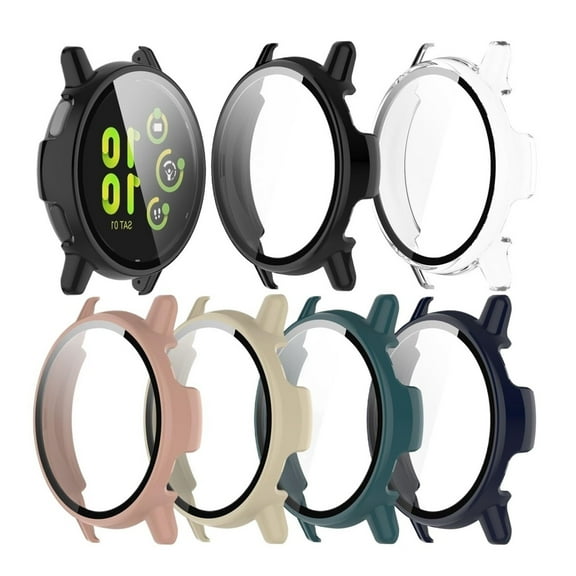 Compatible with Garmin vivoactive 6 Protective Case [PC + Tempered ...