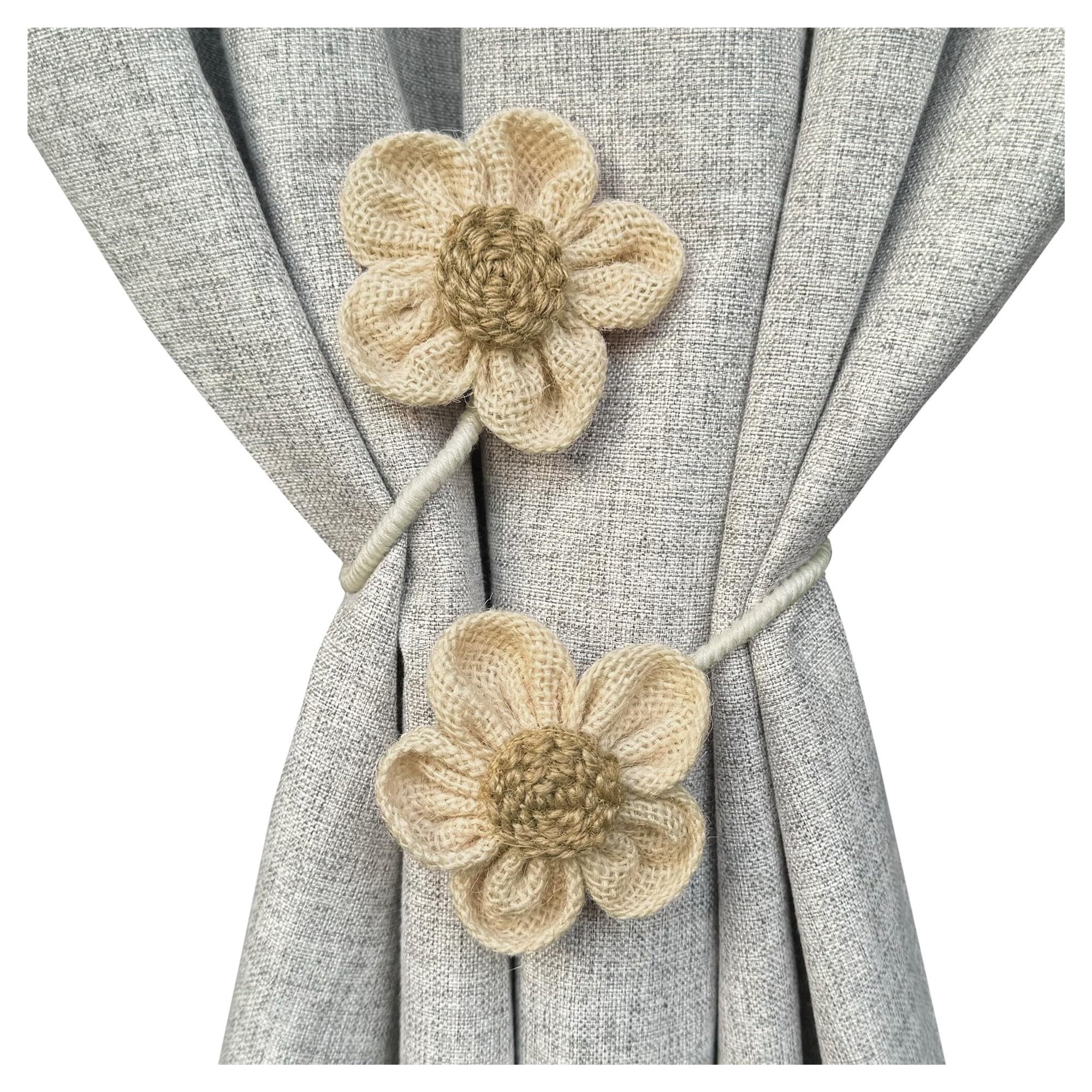 MAE Curtain Tiebacks for Curtains Boho Holdbacks for Drapes, Farmhouse ...