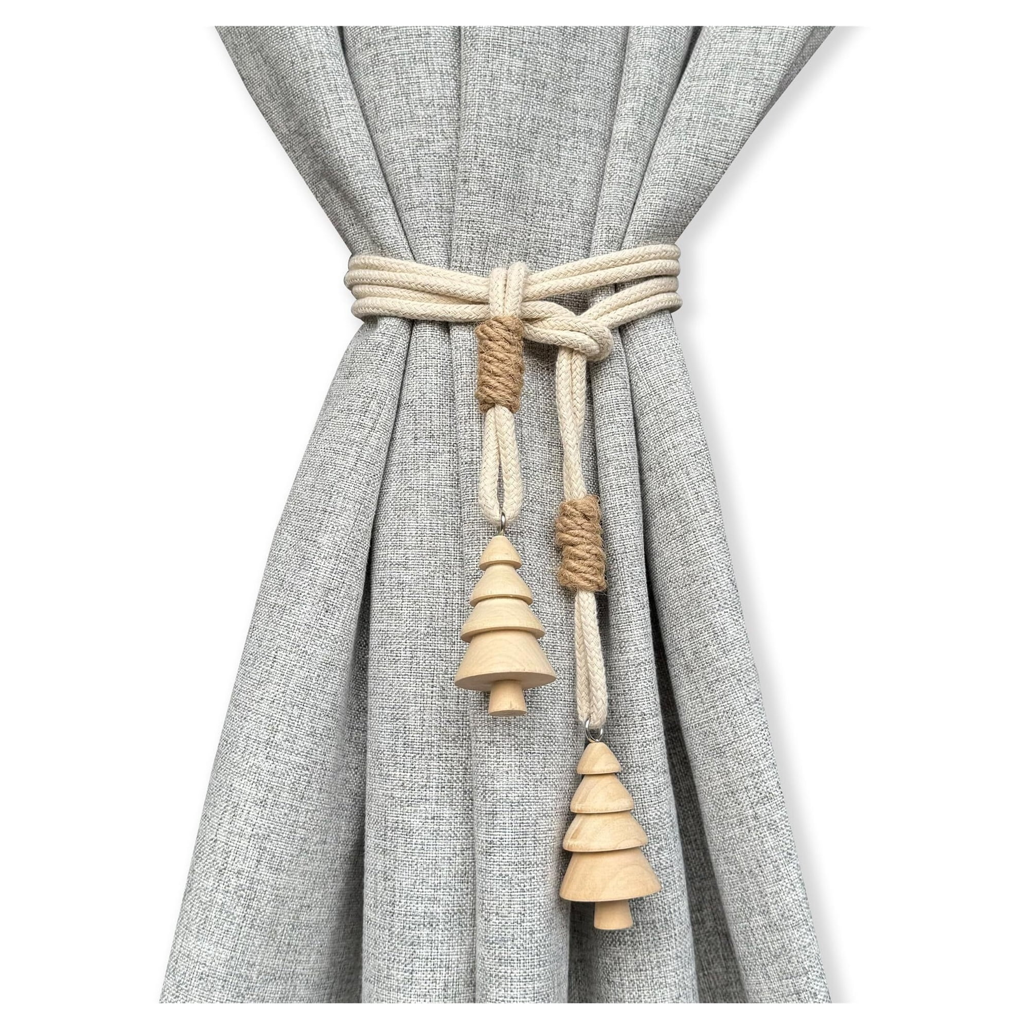 Farmhouse Curtain Tie Backs