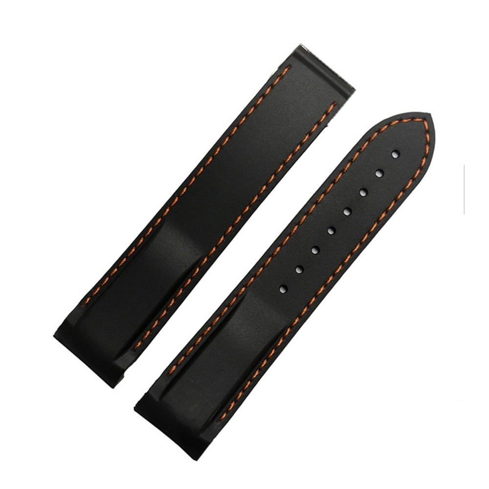 MAE Curved End Rubber Silicone Watch Bands compatible witch Omega ...