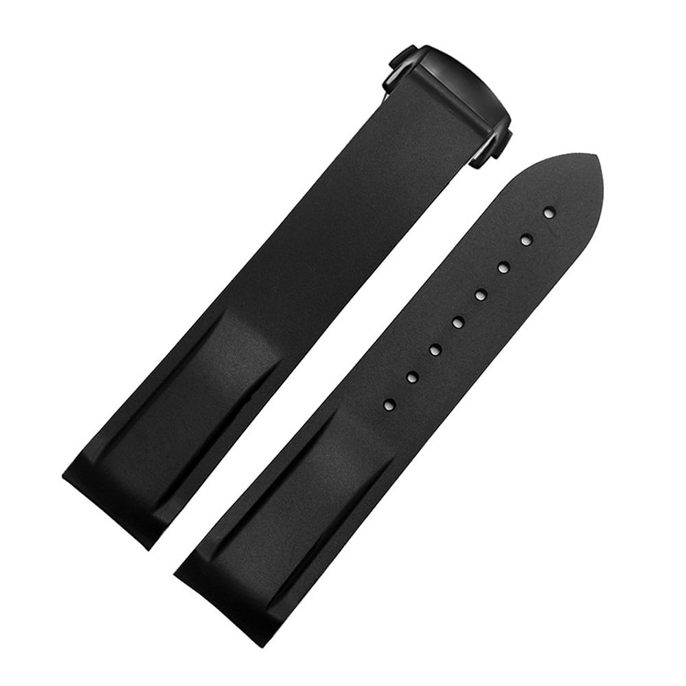 MAE Curved End Rubber Silicone Watch Bands compatible witch Omega ...
