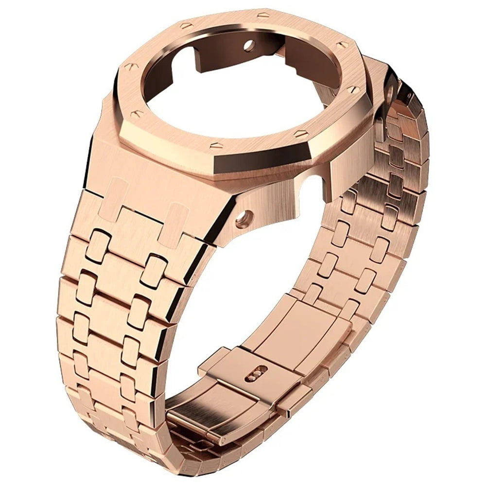 MAE For Casioak GA-2100 GMA-S2100 Mod Metal Stainless Steel Case Screw ...