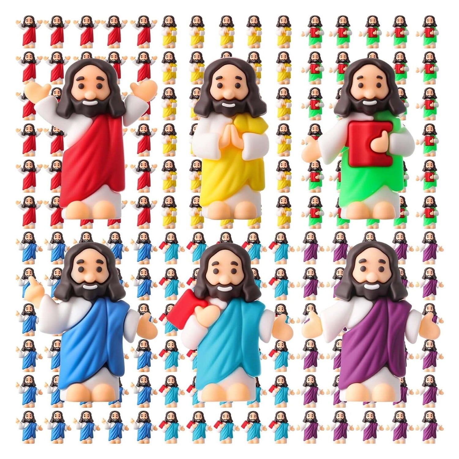 MAE Jesus Toys 6 Styles Little Jesus Figures to Hide and Seek for ...