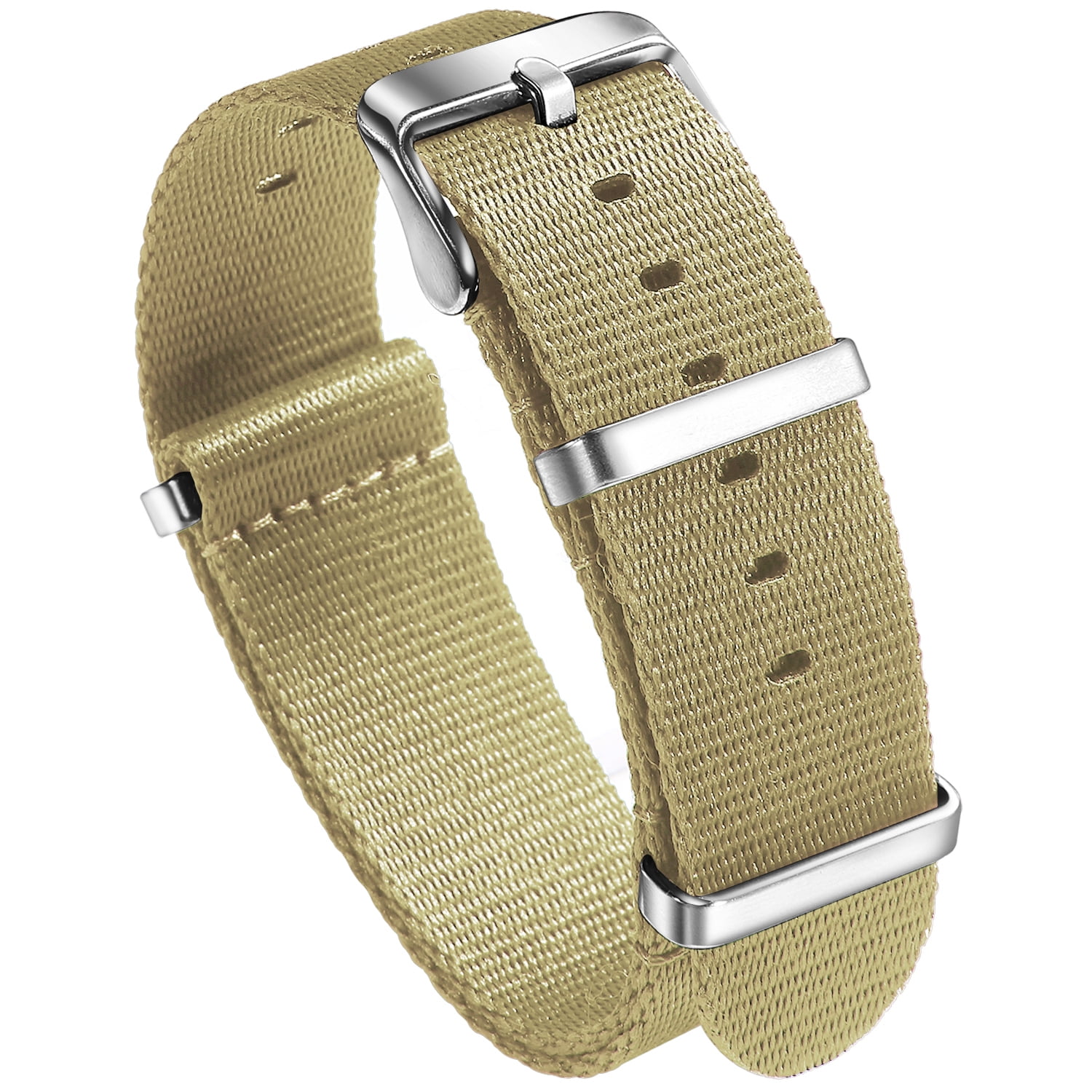 MAE Nylon Watch Band 20mm 22mm Comfortable Watch Straps Loop Military ...