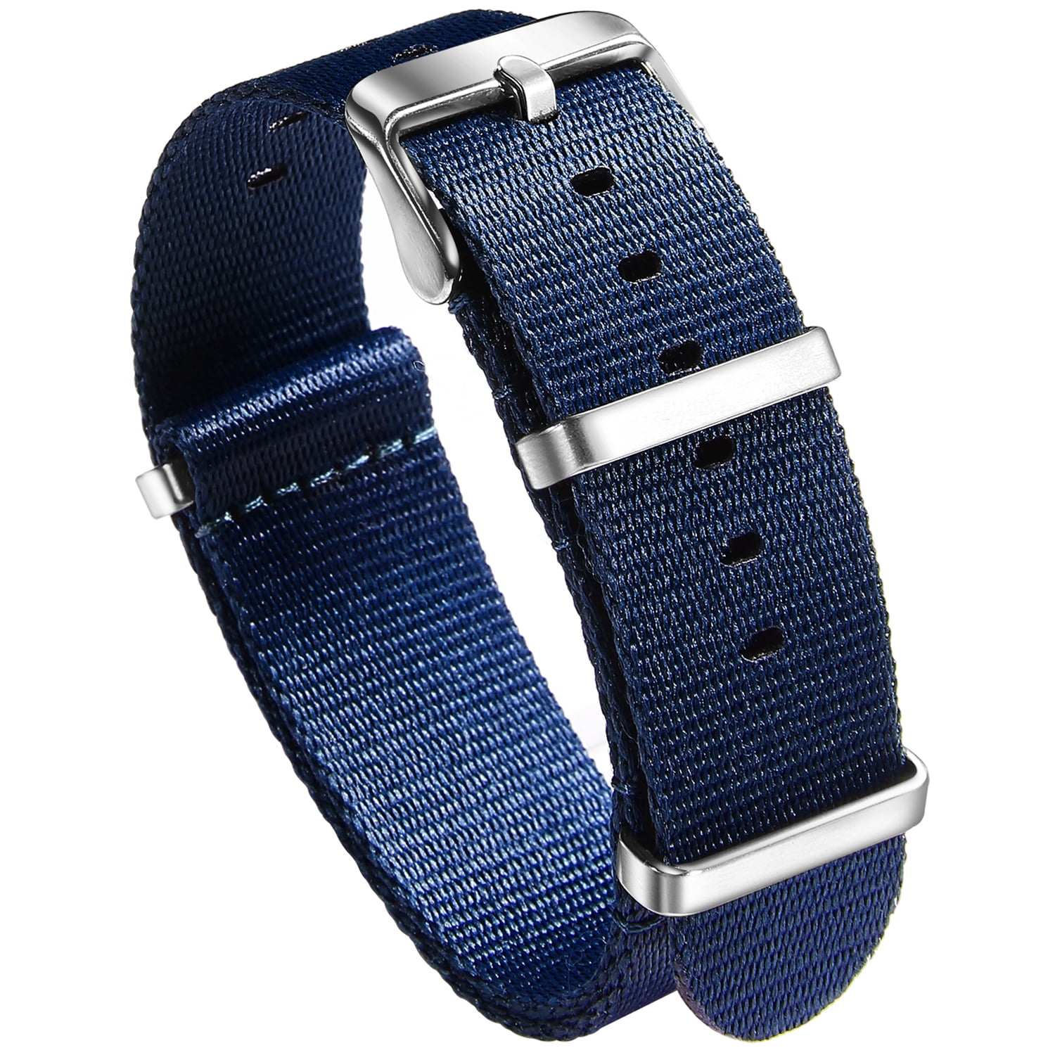 MAE Nylon Watch Band 20mm 22mm Comfortable Watch Straps Loop Military ...