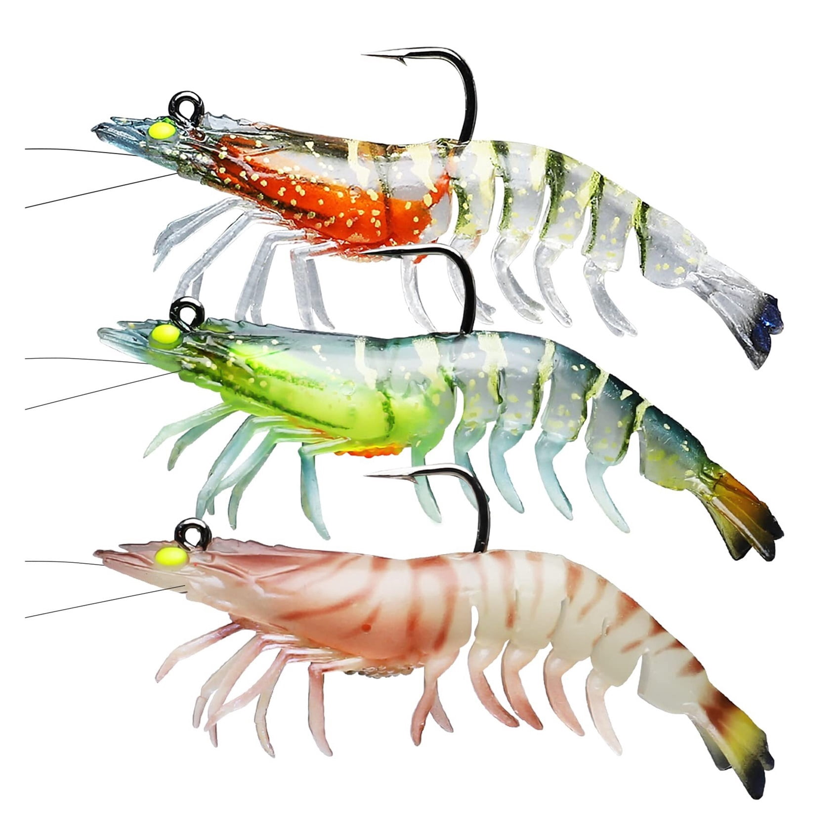 MAE Pre-Rigged Fishing Jigs, Super Durable Bass Fishing Lures, Well ...