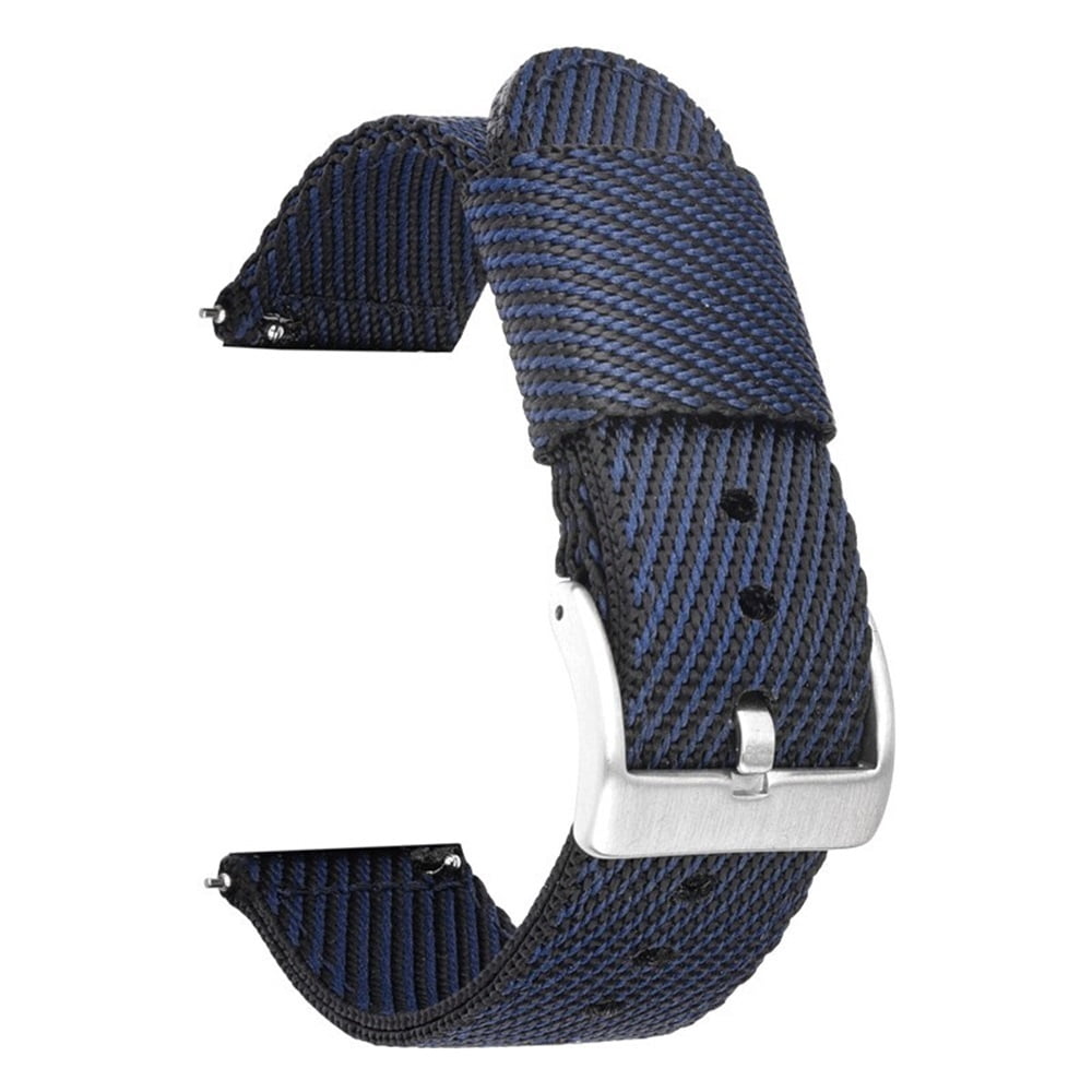 MAE Replacement Watchband Diagonal Stripes Belt Universal Nylon Watch ...