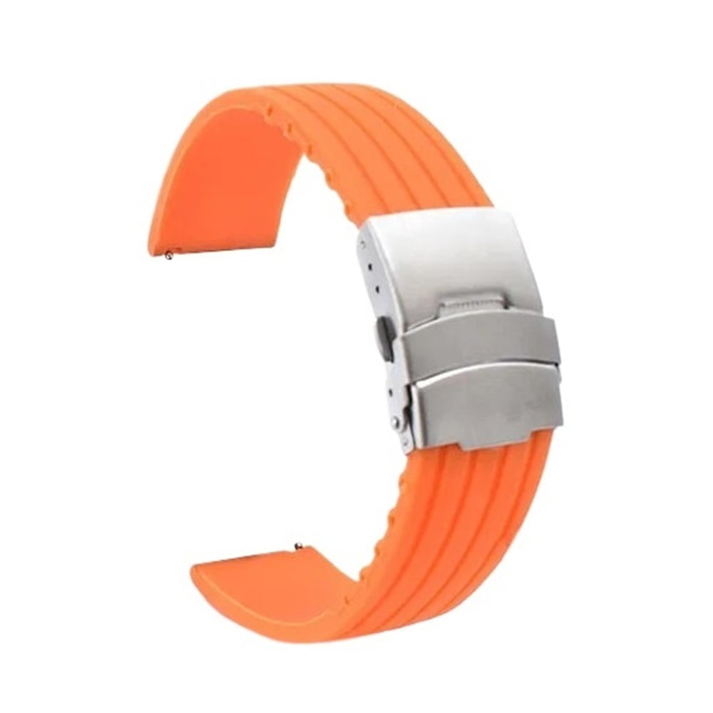 MAE Soft Silicone Watch Band Sports Rubber Replacement Strap Watch ...