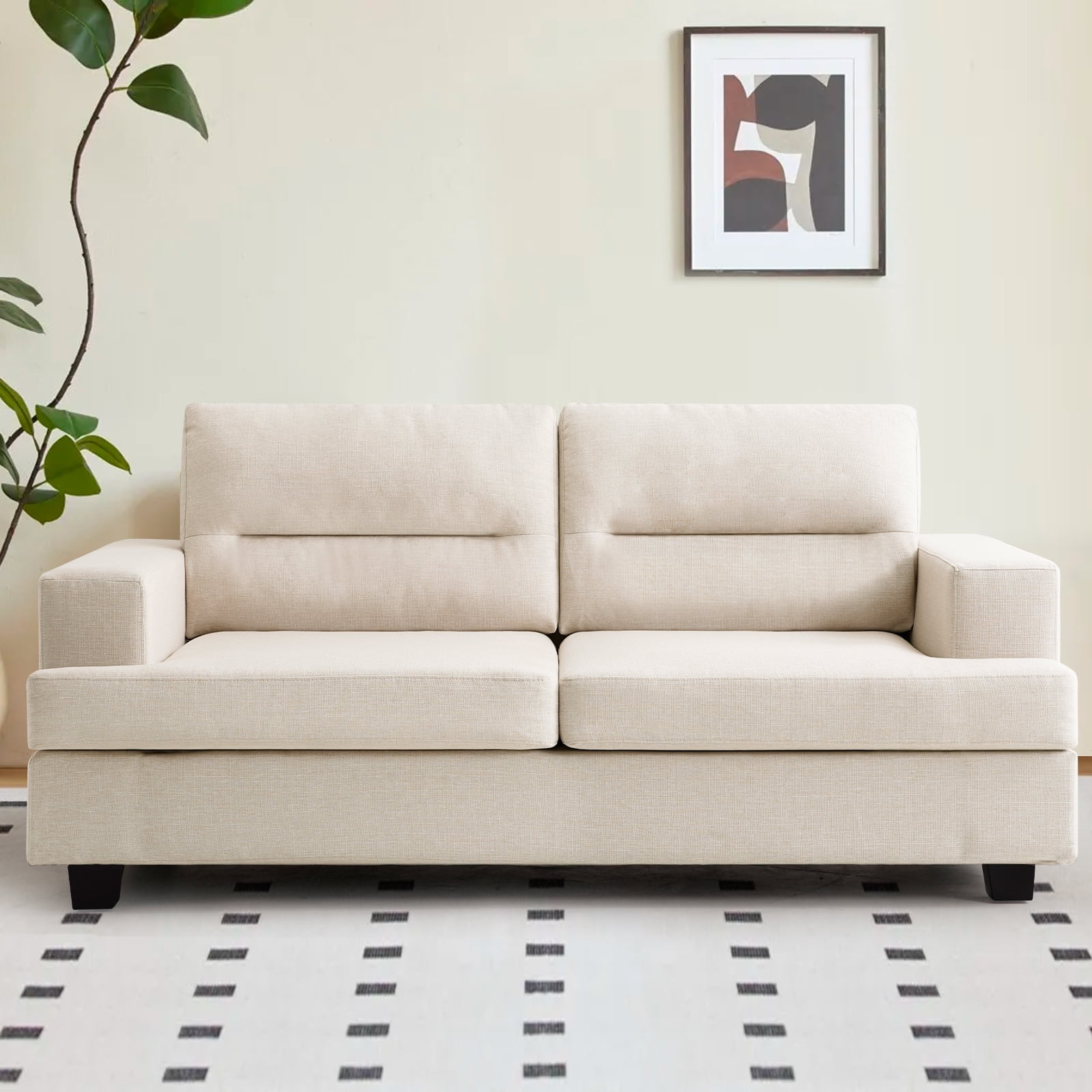 MAEVIS 70" Modern Chenille Recliner Sofa, loveseat Sofa,Removable Sofa ...