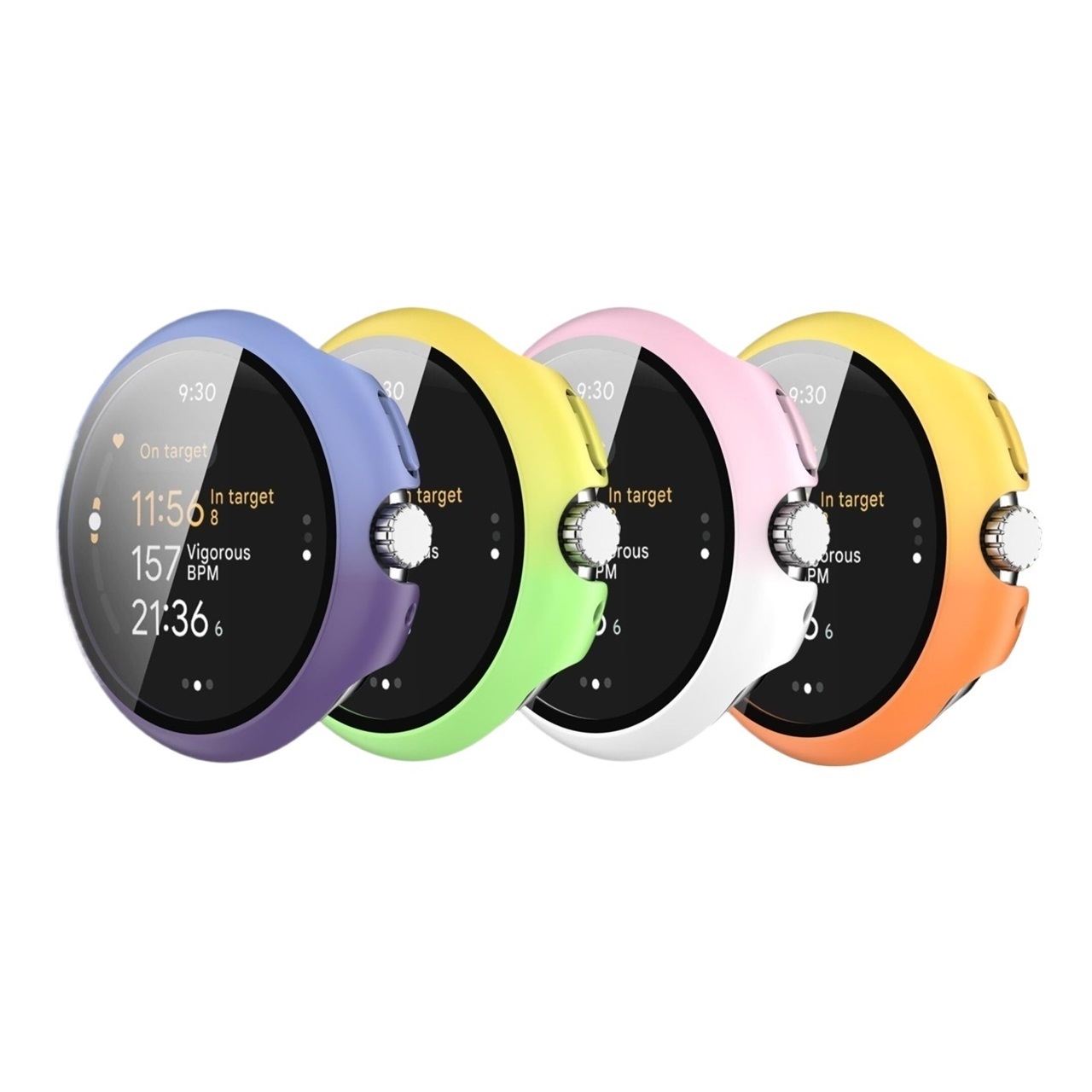 MAG 4-Pack Case Covers for Google Pixel Watch 3 41mm Case, PC Hard ...