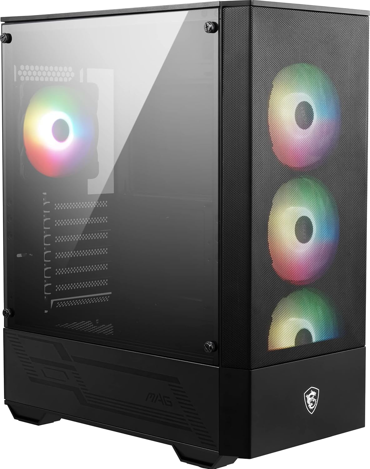 MAG Forge 112R - Premium Mid-Tower Gaming PC Case - Tempered Glass Side ...