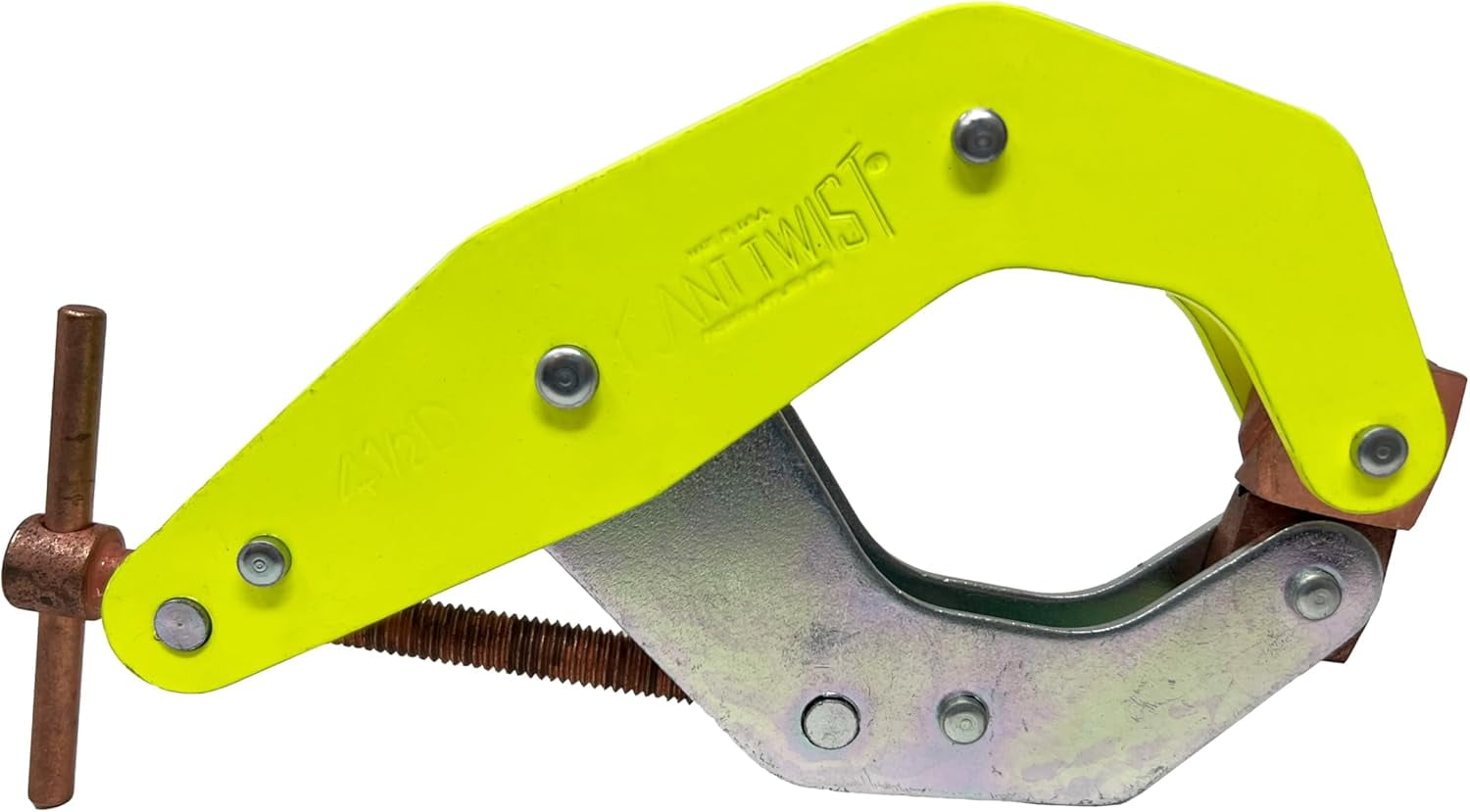 MAG-MATE K045TDHVY KANT-TWIST Hi-Vis Clamp, T-Handle, Deep Reach, Multi ...