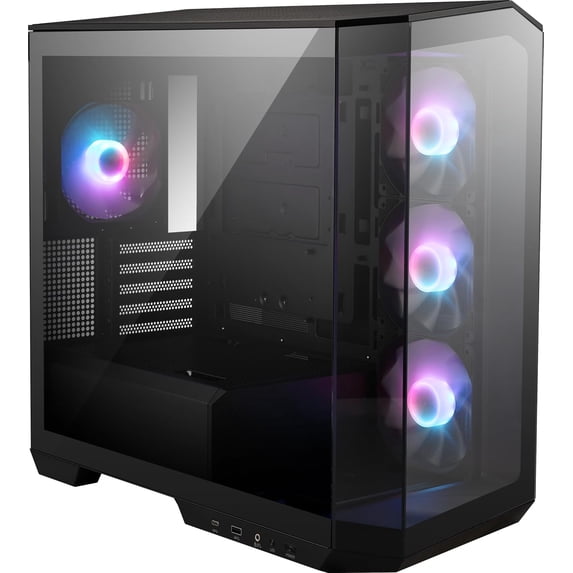 MAG PANO M100R PZ - Premium Mid-Tower Gaming PC Case - Tempered Glass ...