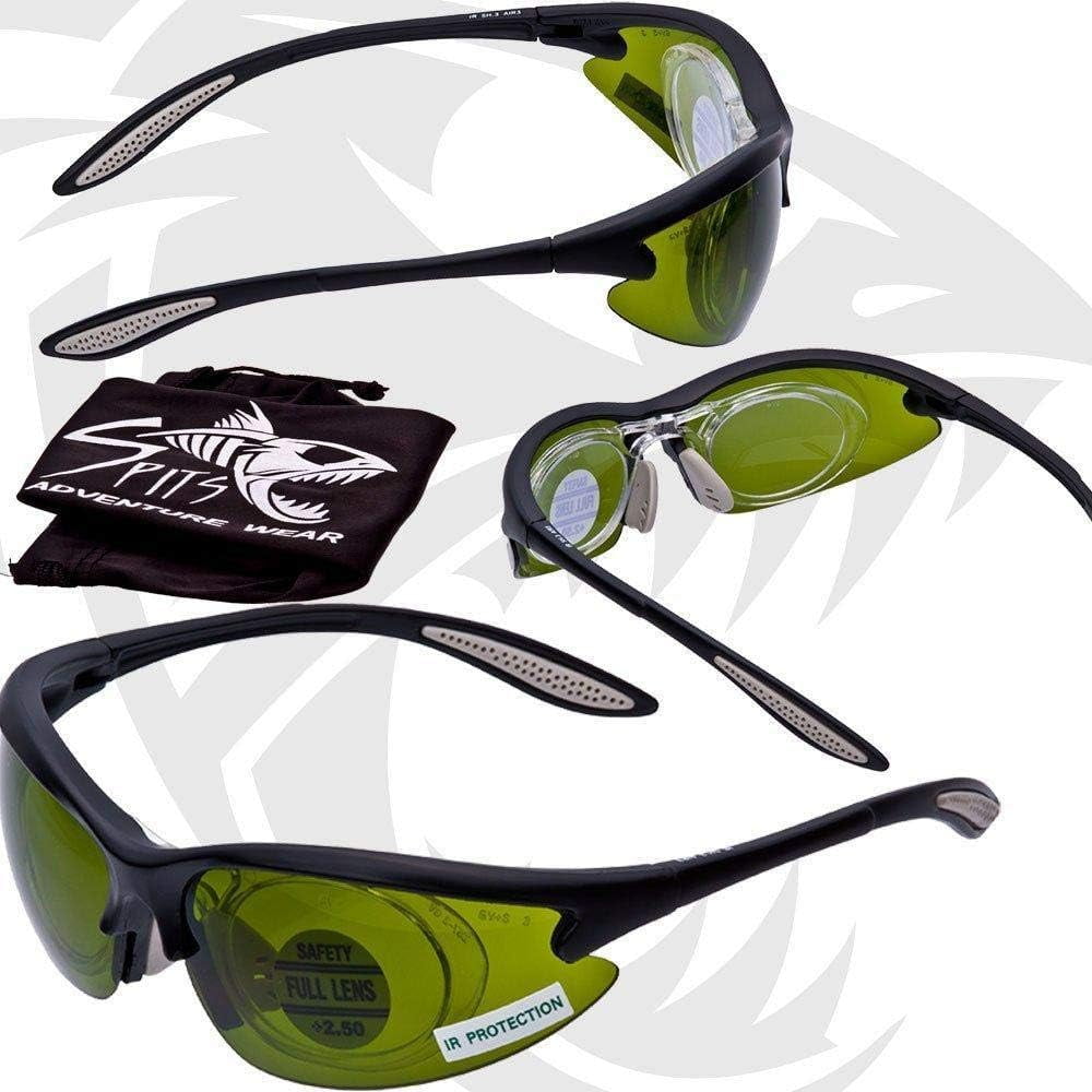 MAG-Weld IR3 or IR5 Torch Welding Safety Glasses with Full Magnifying ...