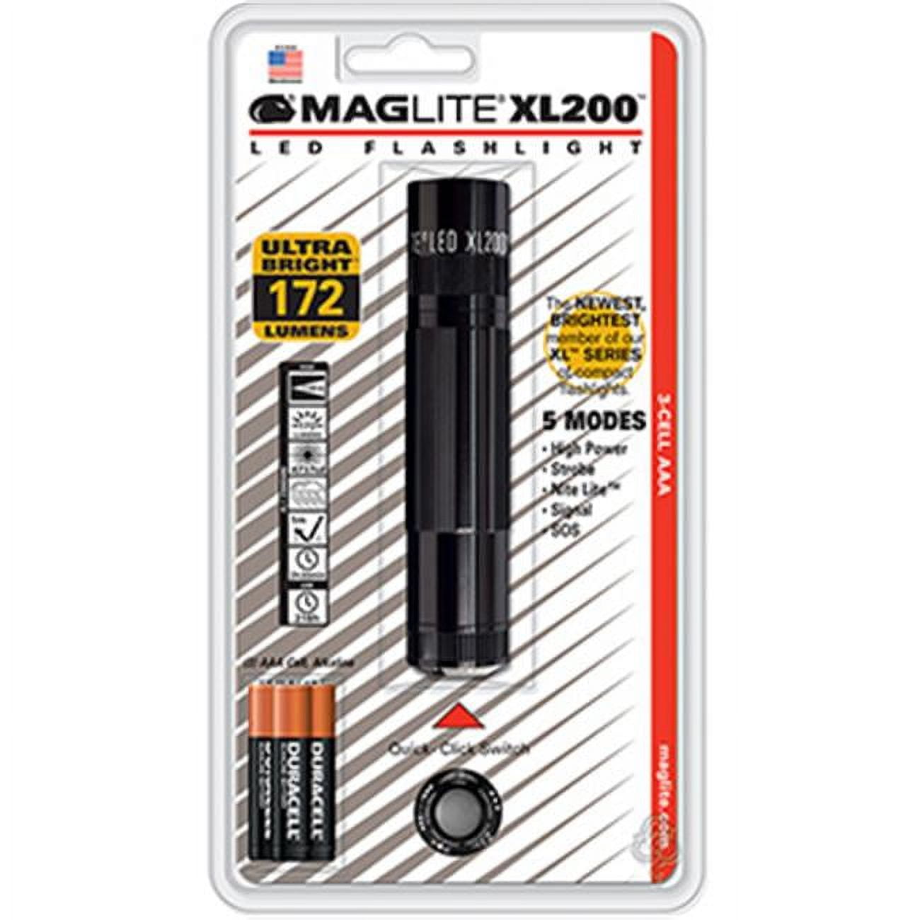 MAG XL200 LED Tac Pac Flashlight, Black - Walmart.com