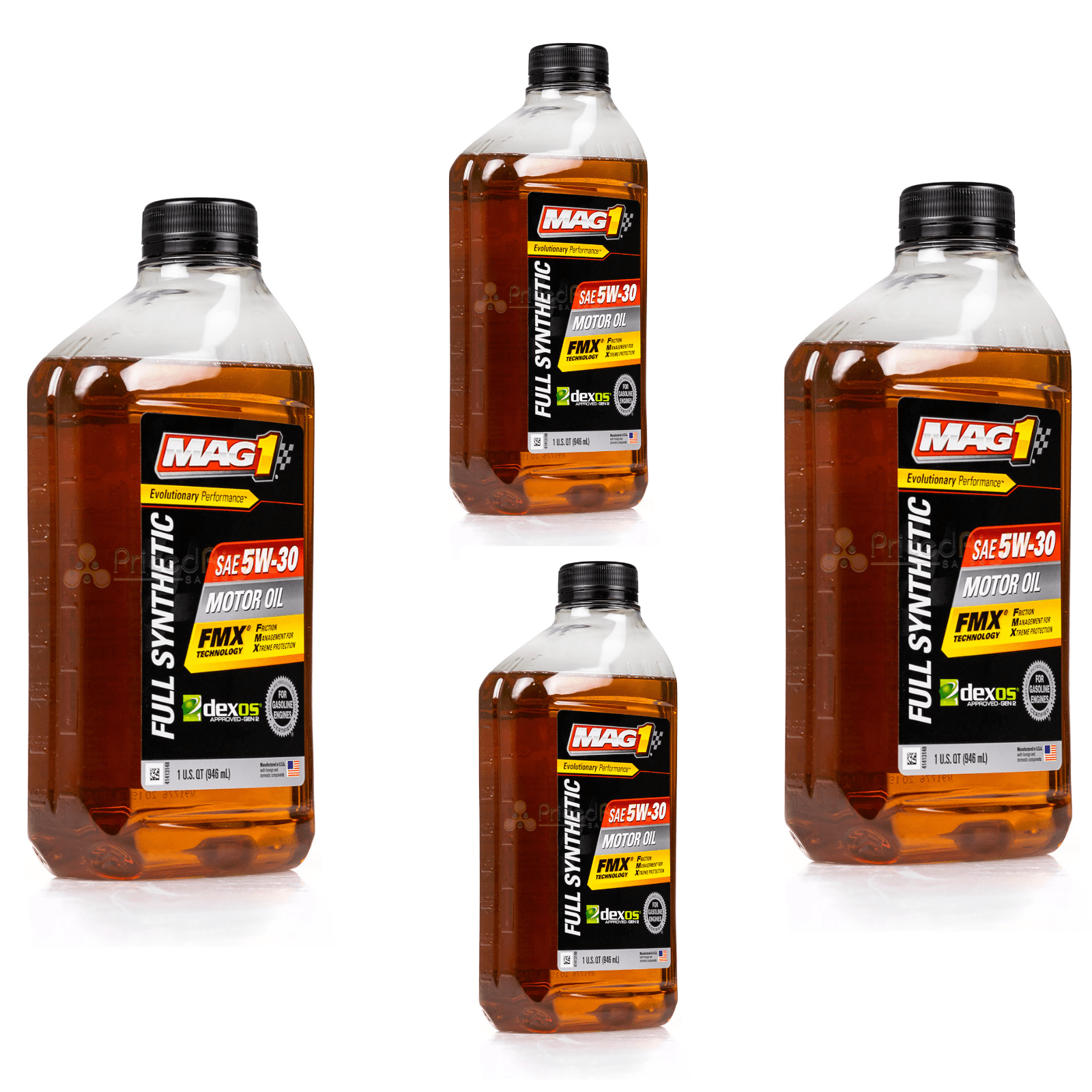 MAG1 5W30FS Full Synthetic Motor Oil 5W-30 API SN PLUS ILSAC GF-5 Pack ...