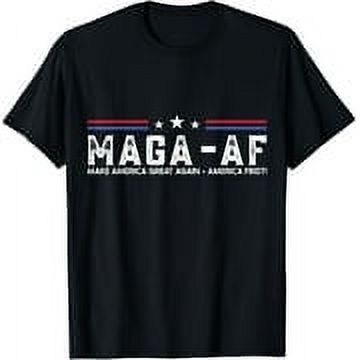 MAGA - AF. America First T-Shirt - Walmart.com