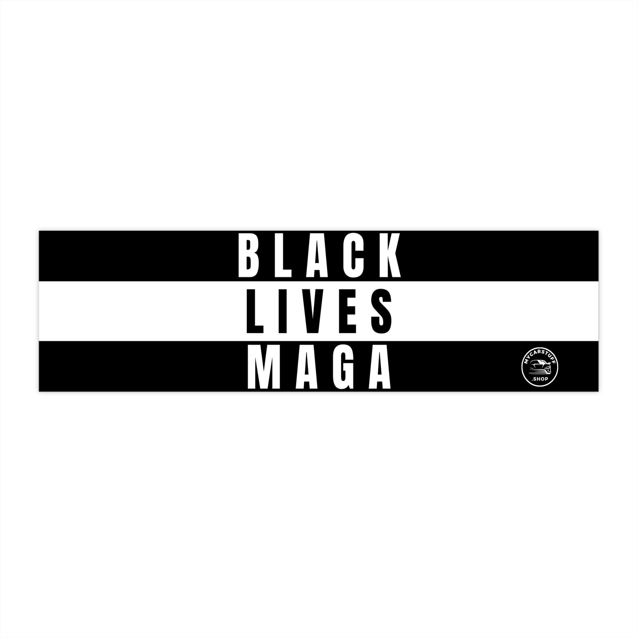 MAGA Car Stuff 'Black Lives MAGA' Custom Design Car Sticker - Walmart.com