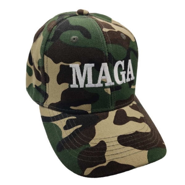 MAGA Custom Embroidered Hat (Camo) - Walmart.com