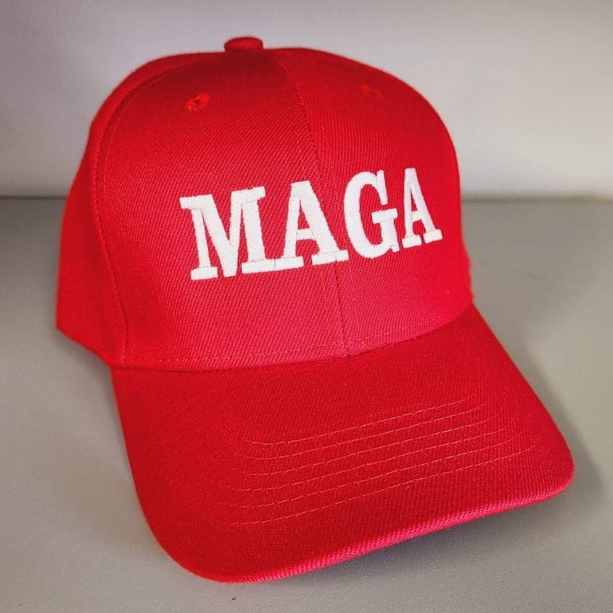 MAGA Custom Embroidered Hat (Red) - Walmart.com