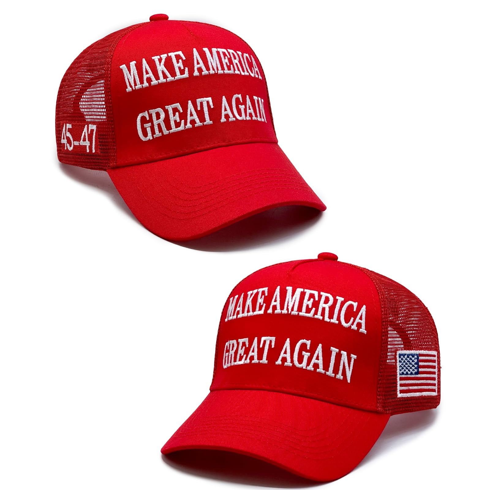 MAGA Hat 2024 America Great Trump Black Hat USA Embroidered Adjustable ...