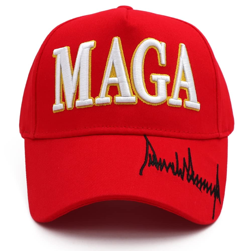 MAGA Hat 45-47 Make America Great Again Donald Trump with USA Flag Cap ...
