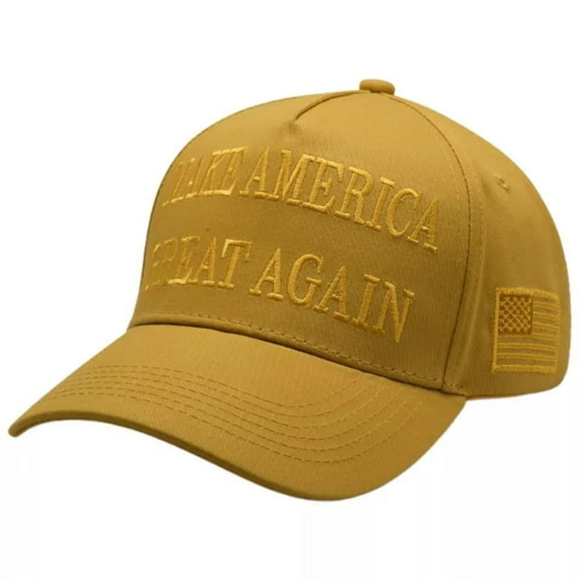 MAGA Hat – Trump Gold Cap with Premium "Make America Great Again ...