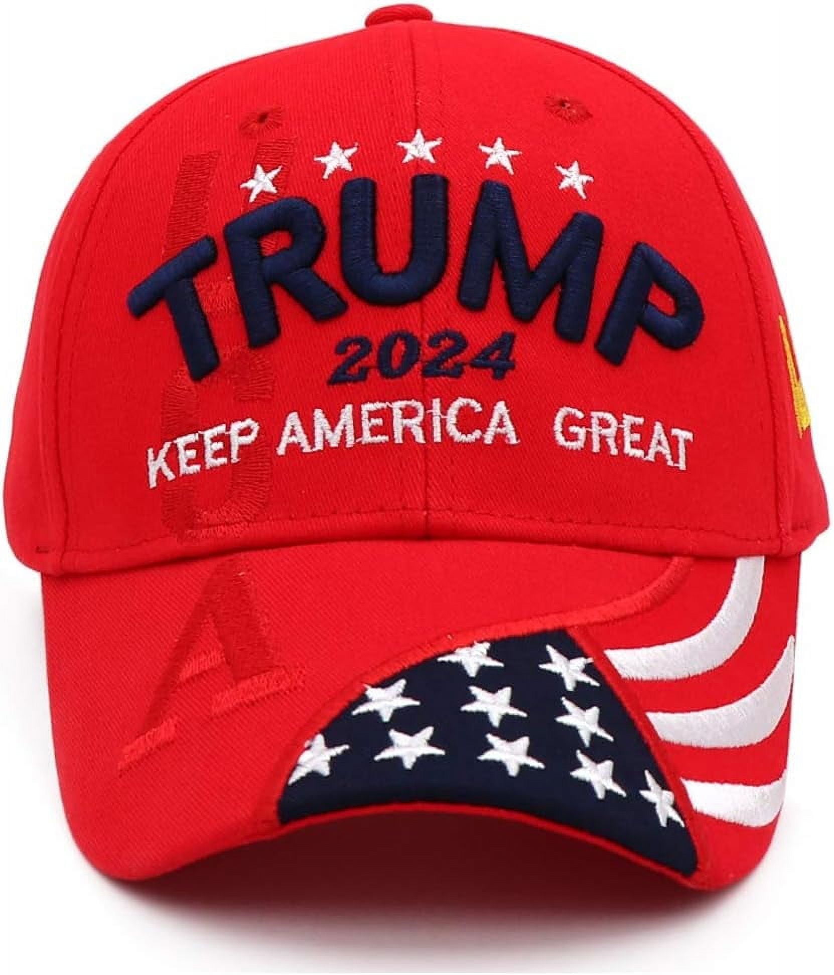 MAGA Hat Trump Hat 2024 Embroidered Make America Great Again Slogan ...