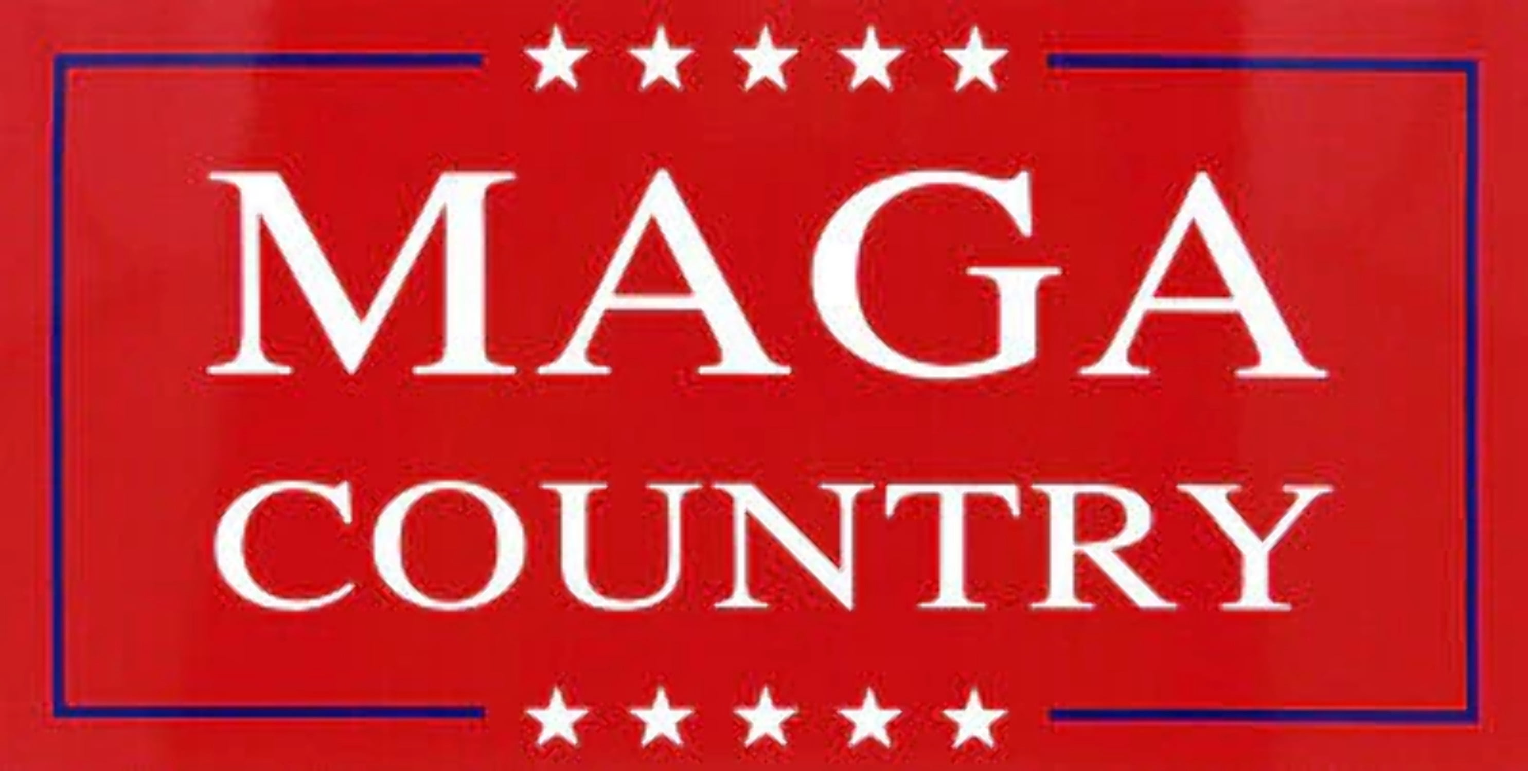 MAGA Make America Great Again Country Red Vinyl Decal Bumper Sticker ...
