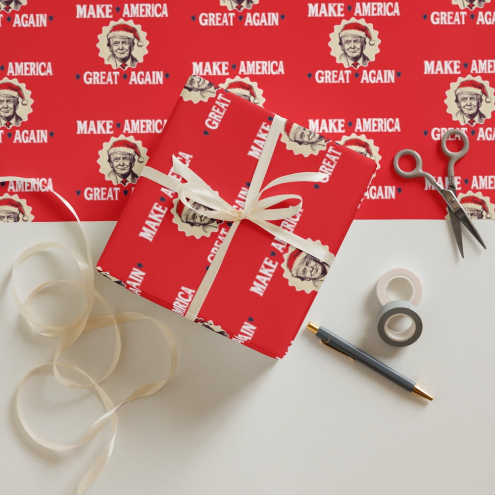 MAGA RED Wrapping paper sheets - Walmart.com