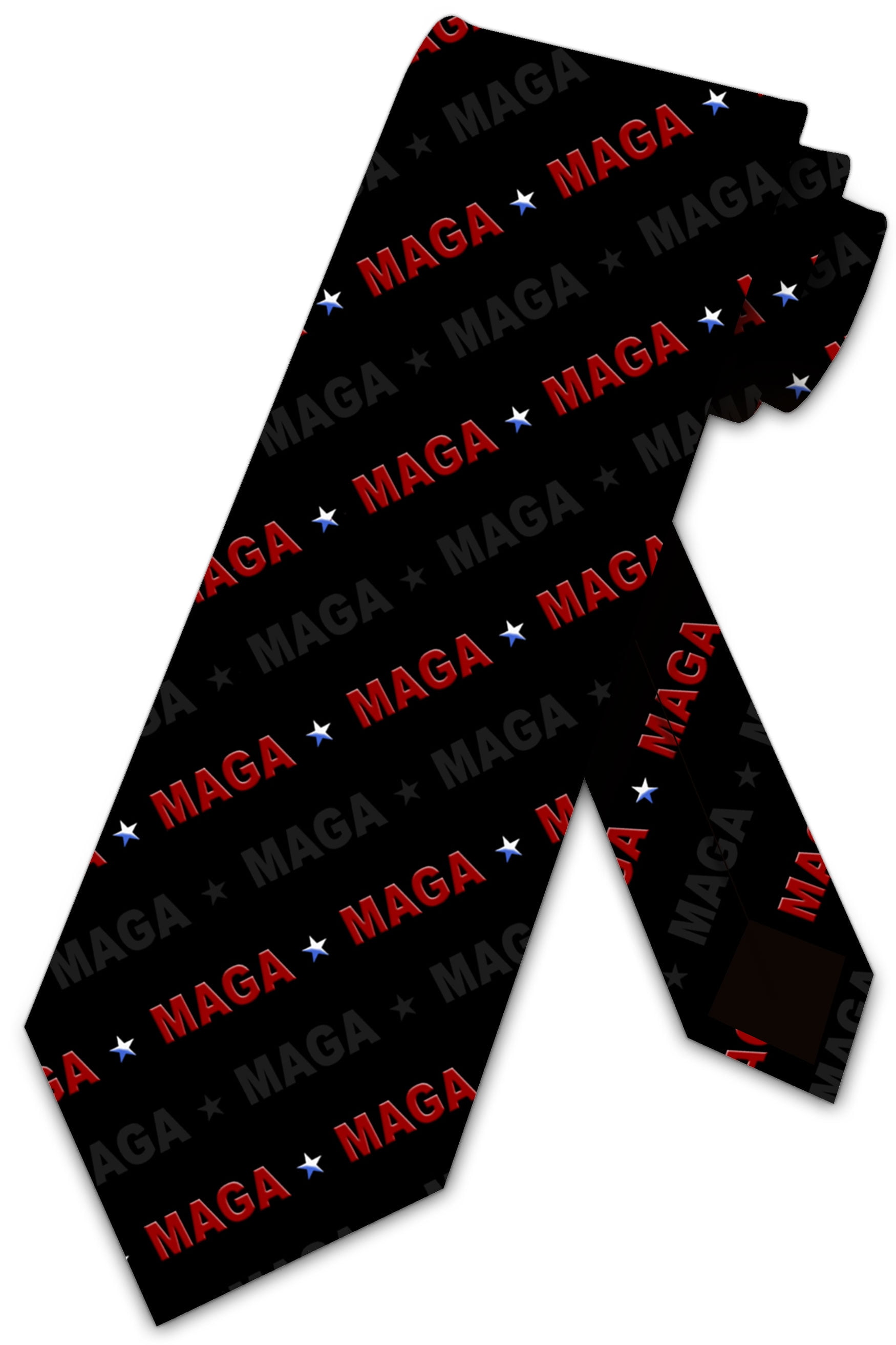 MAGA Stripe Ties Republican Necktie Patriotic Tie USA Neckties by Three ...