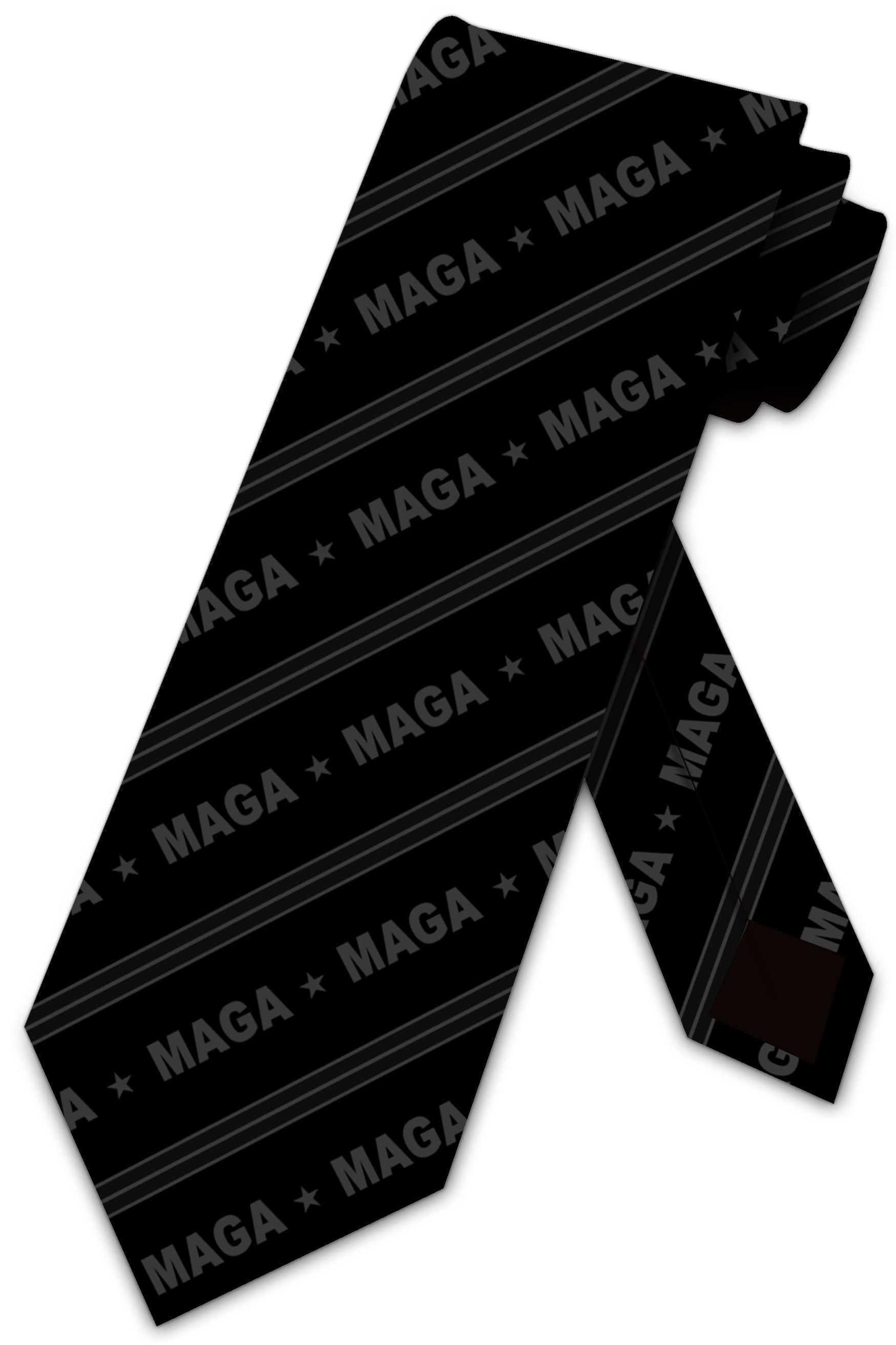 MAGA Ties Trump Tie Patriotic Neckties USA Republican Necktie by Three ...