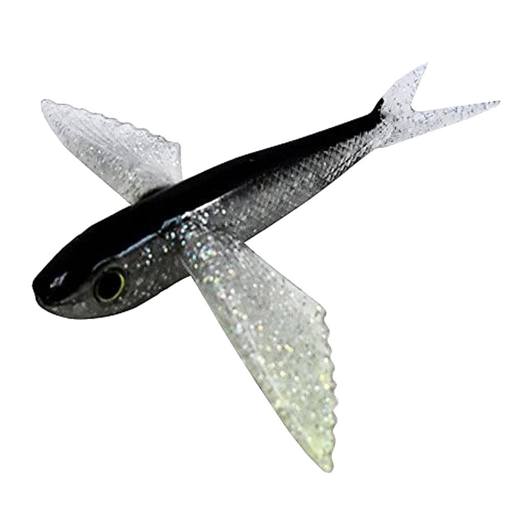 MAGBAY LURES Flexible Durable Yummy Black Flying Fish Lure (FF-BLACK ...