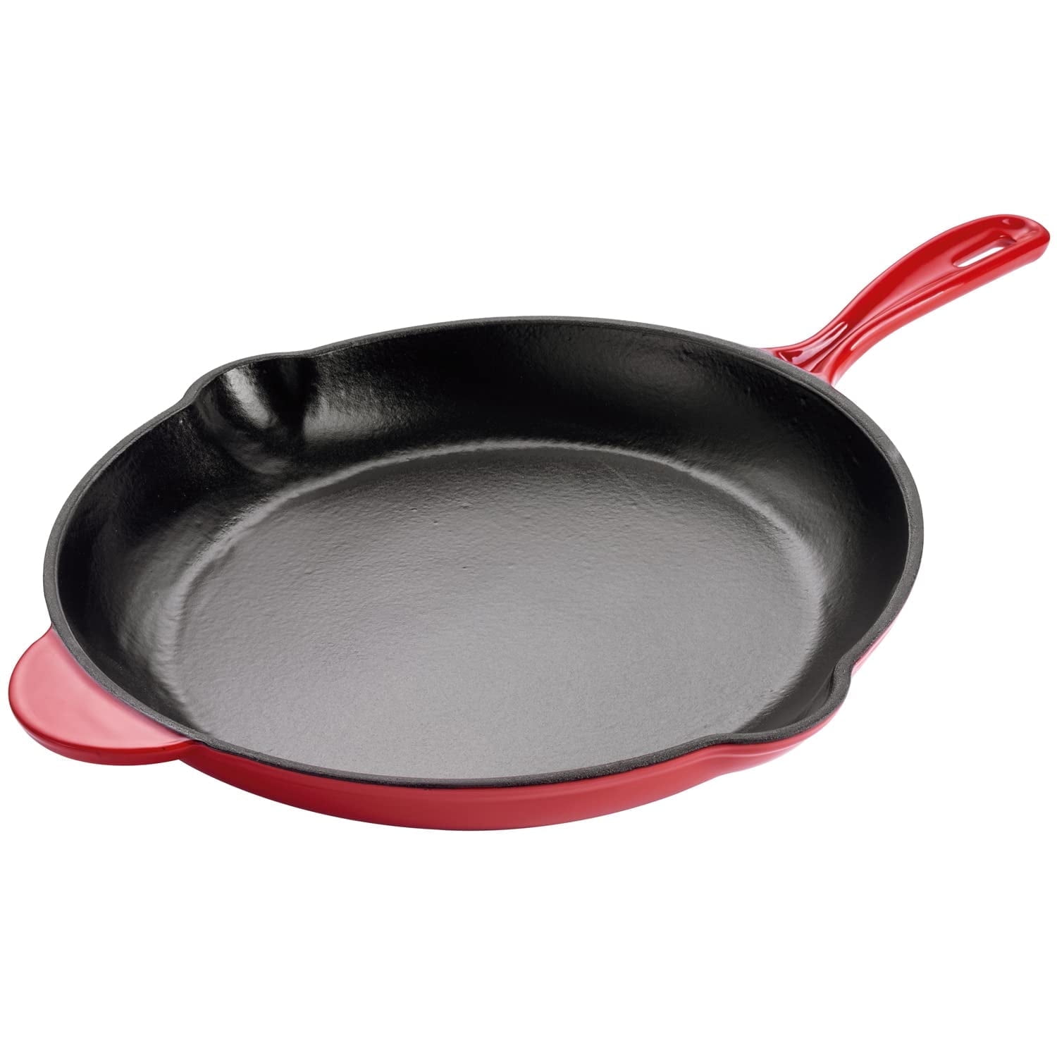 MAGEFESA FERRO 12.2" Enameled Cast Iron Red Skillet, Superior Heat ...