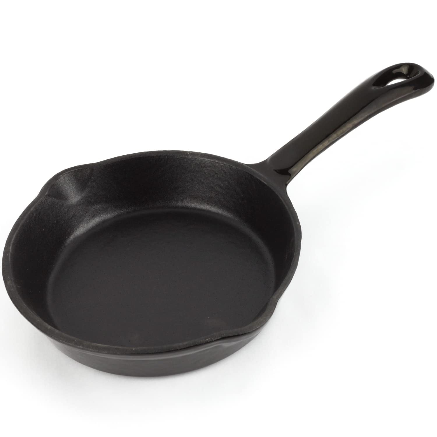 MAGEFESA FERRO 6.1" Enameled Cast Iron Black Skillet, Superior Heat ...
